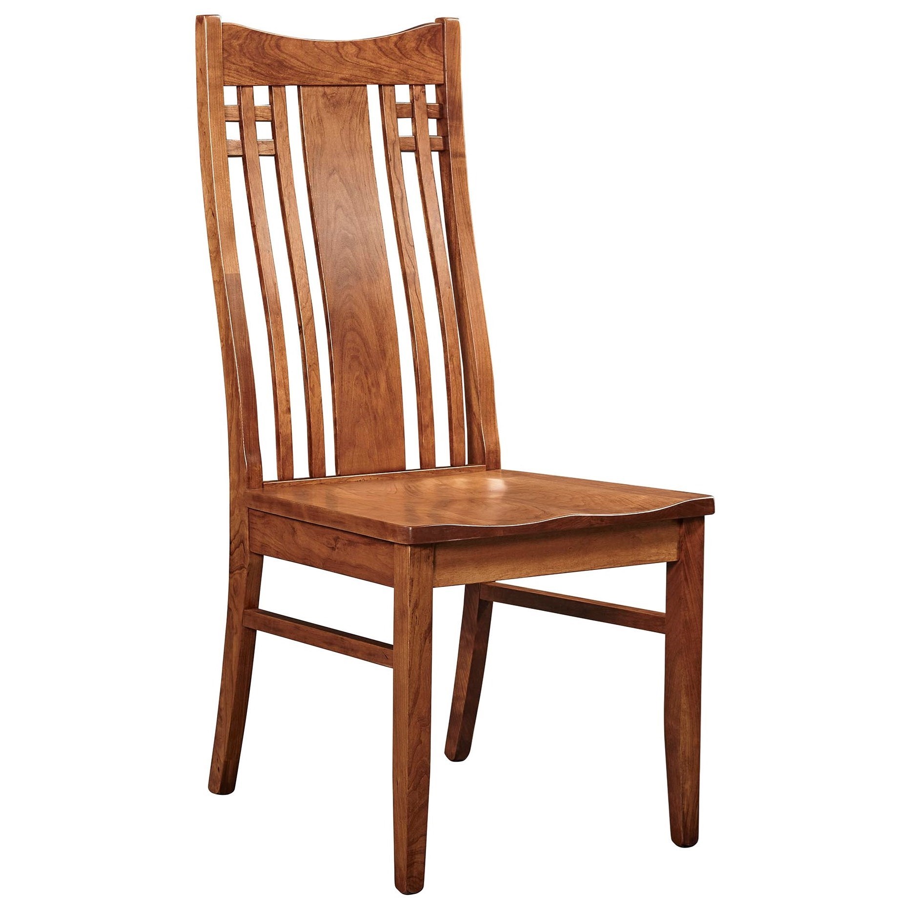 Daniel's Amish Chairs and Barstools Peoria Solid Wood Side Chair ...