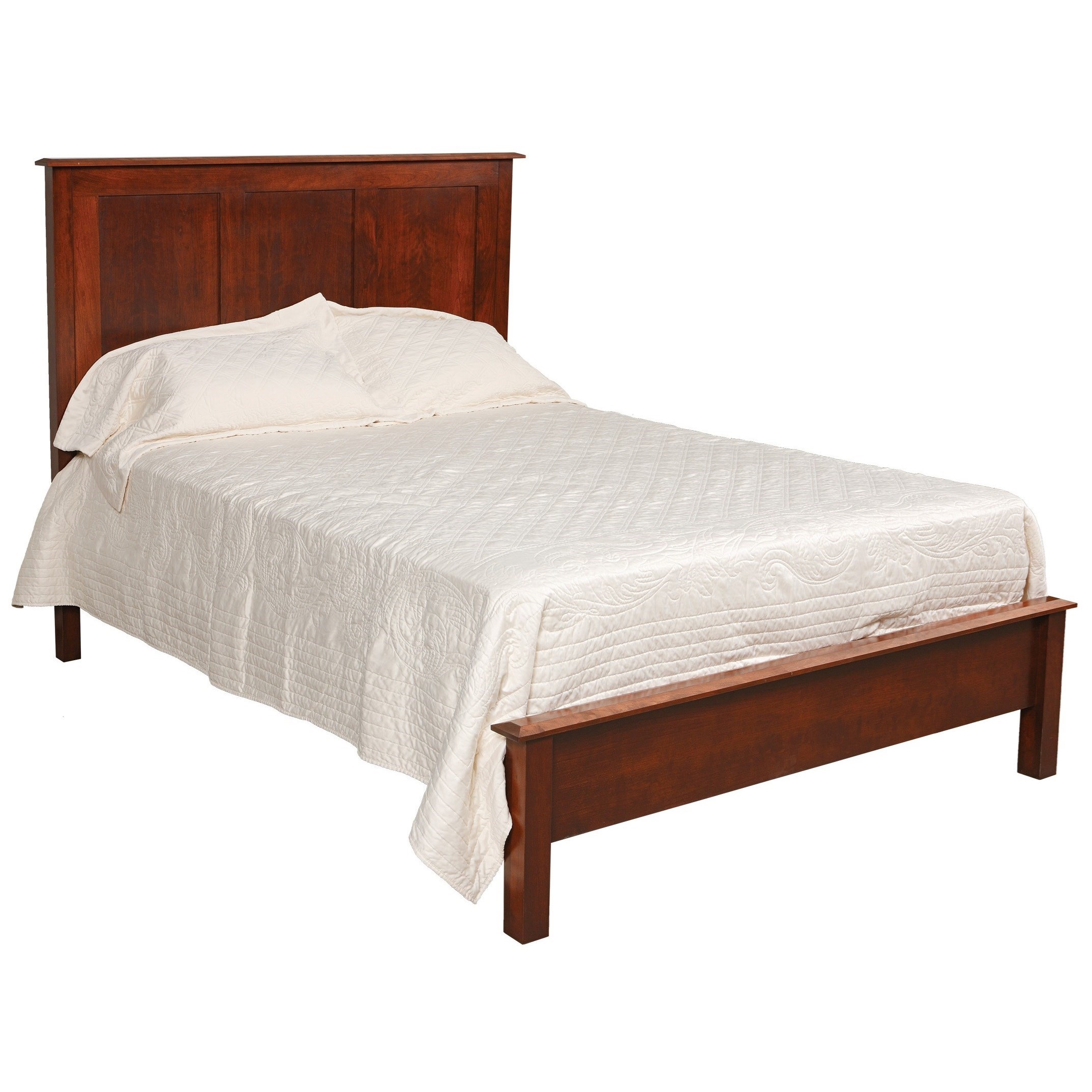 Daniel's Amish Manchester Solid Wood Queen Bed with Low Footboard ...