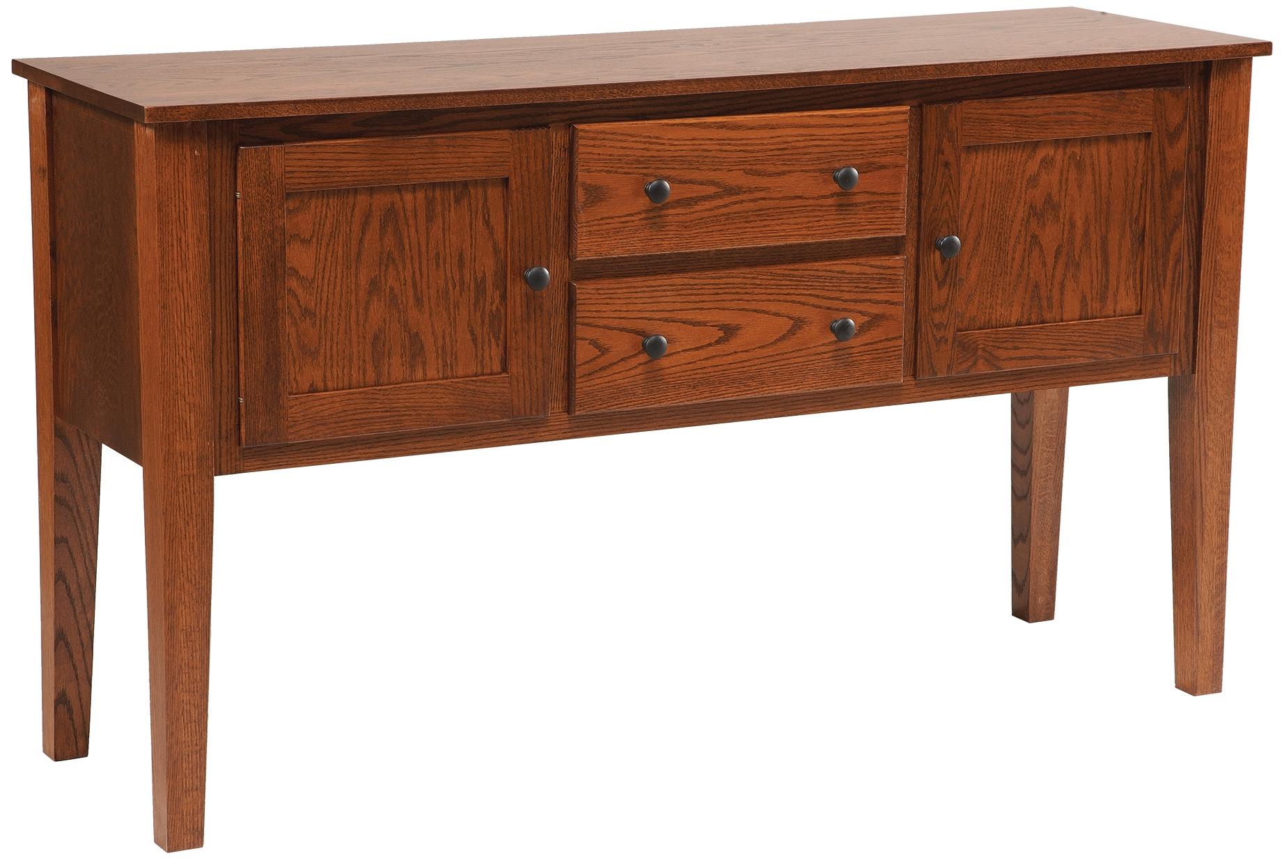 Daniel's Amish Dining Storage 10717144 Shaker Sideboard w/ 2 Drawers ...