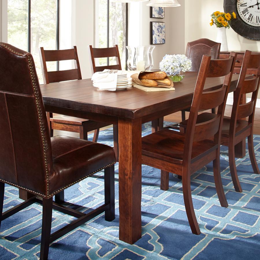 Daniel's Amish Westchester Solid Wood Dining Table | Belfort Furniture ...