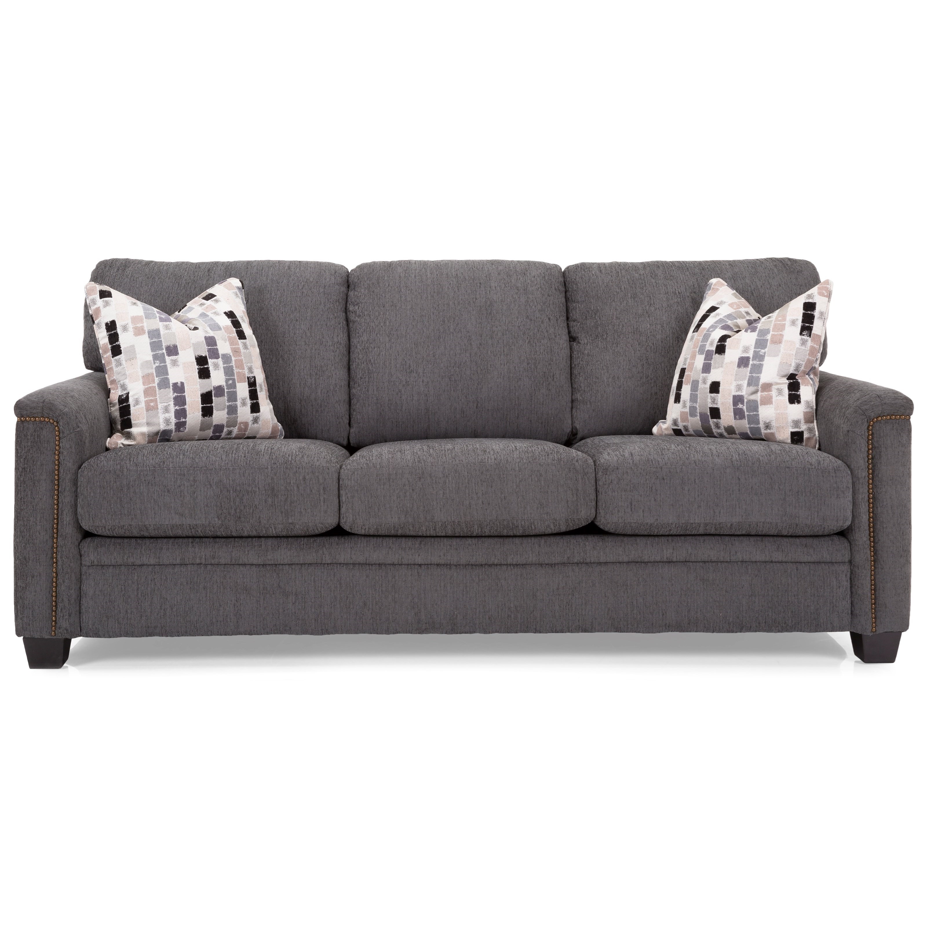 Decor-Rest 2877 Transitional Sofa with Nailhead Trim | Wayside ...