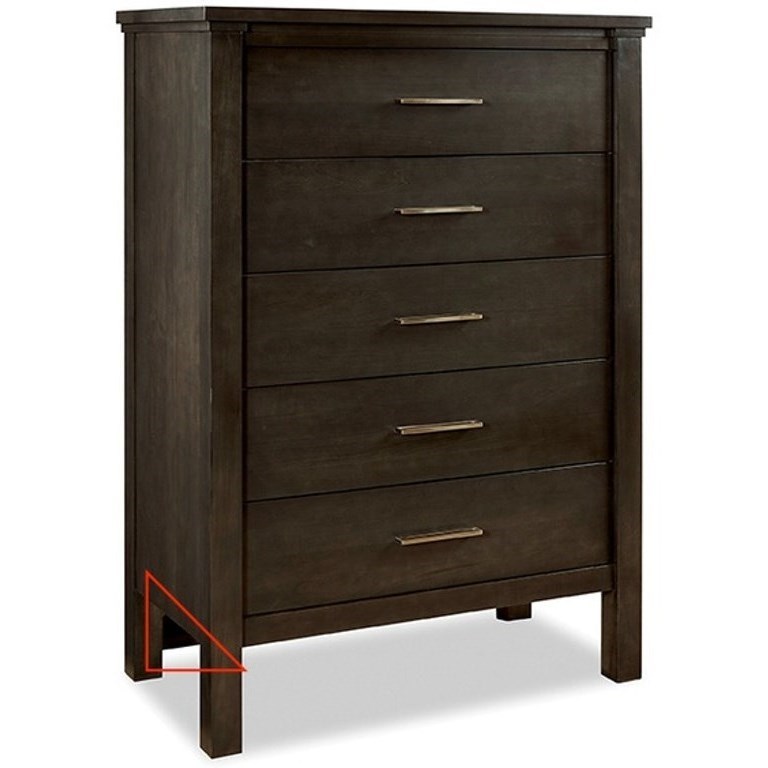Durham Studio 19 Transitional Solid Wood Drawer Chest | Jordan's Home ...