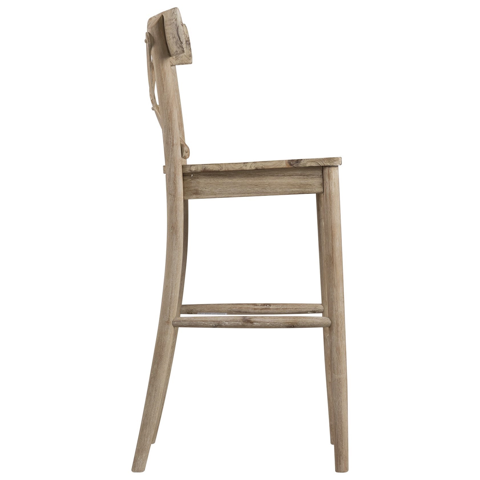 Elements Callista Rustic X-Back Bar Stool | Royal Furniture | Bar Stools