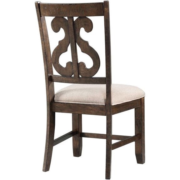 Elements Stone Scroll Back Dining Side Chair | Royal Furniture | Dining ...