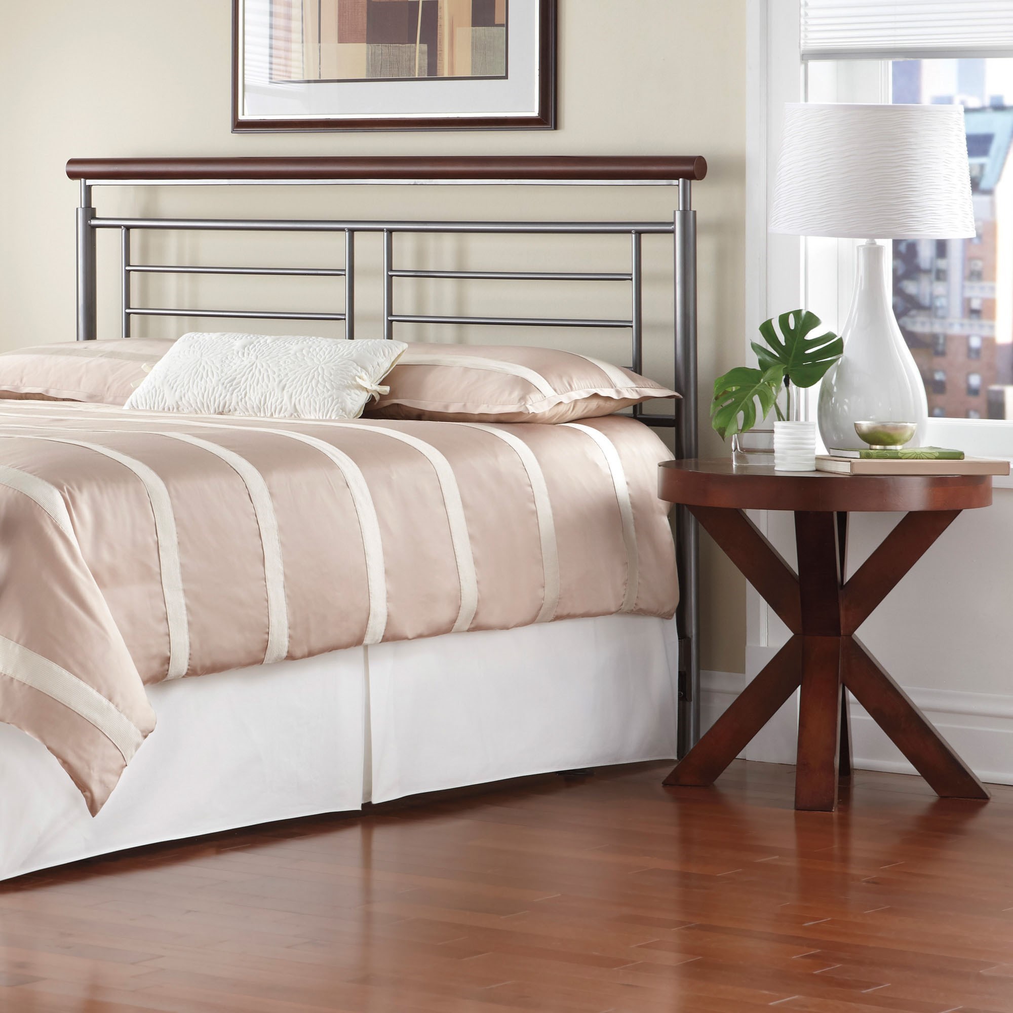 Fashion Bed Group Metal Beds California King Modern Fontane Metal ...