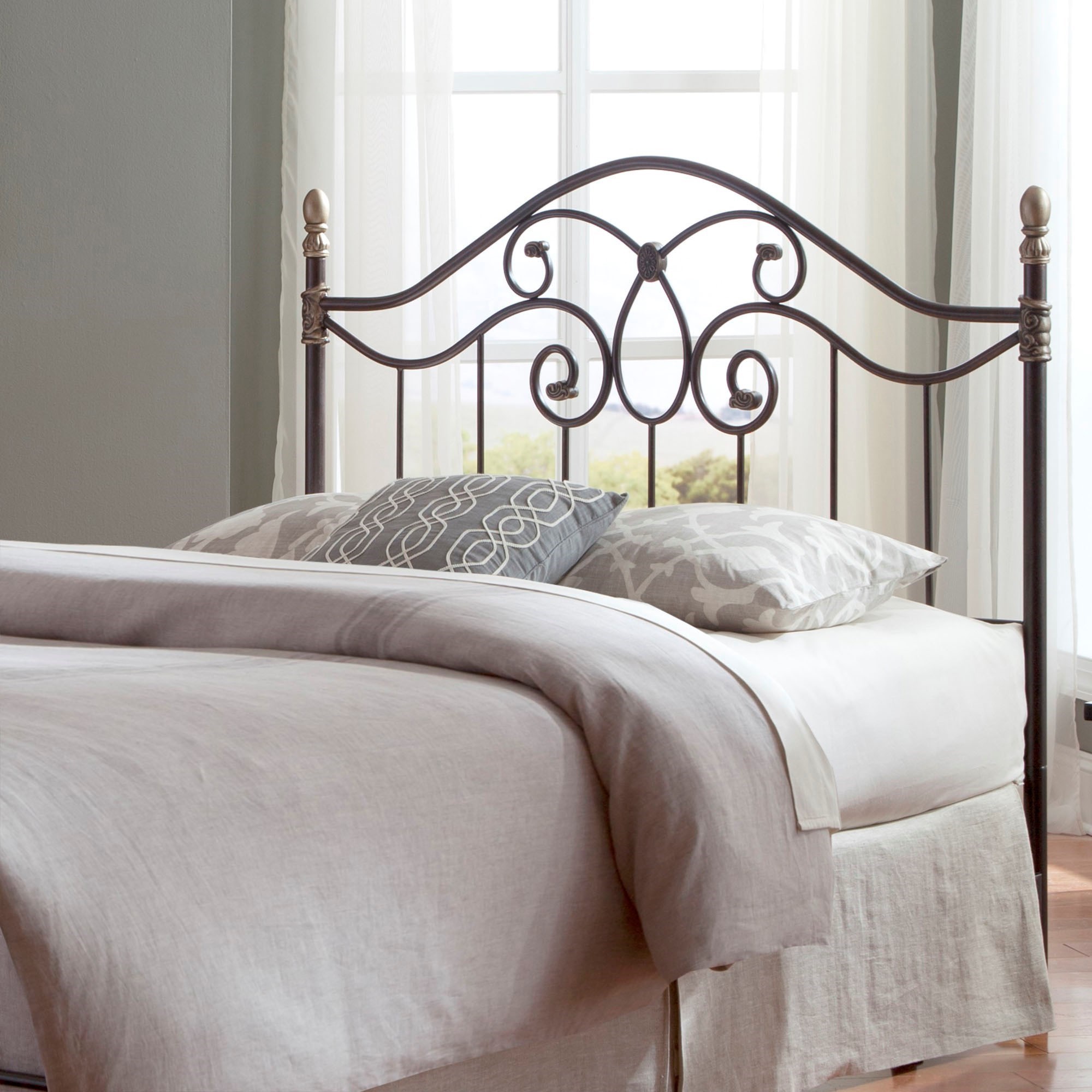 Fashion Bed Group Metal Beds California King Traditional Dynasty Metal ...