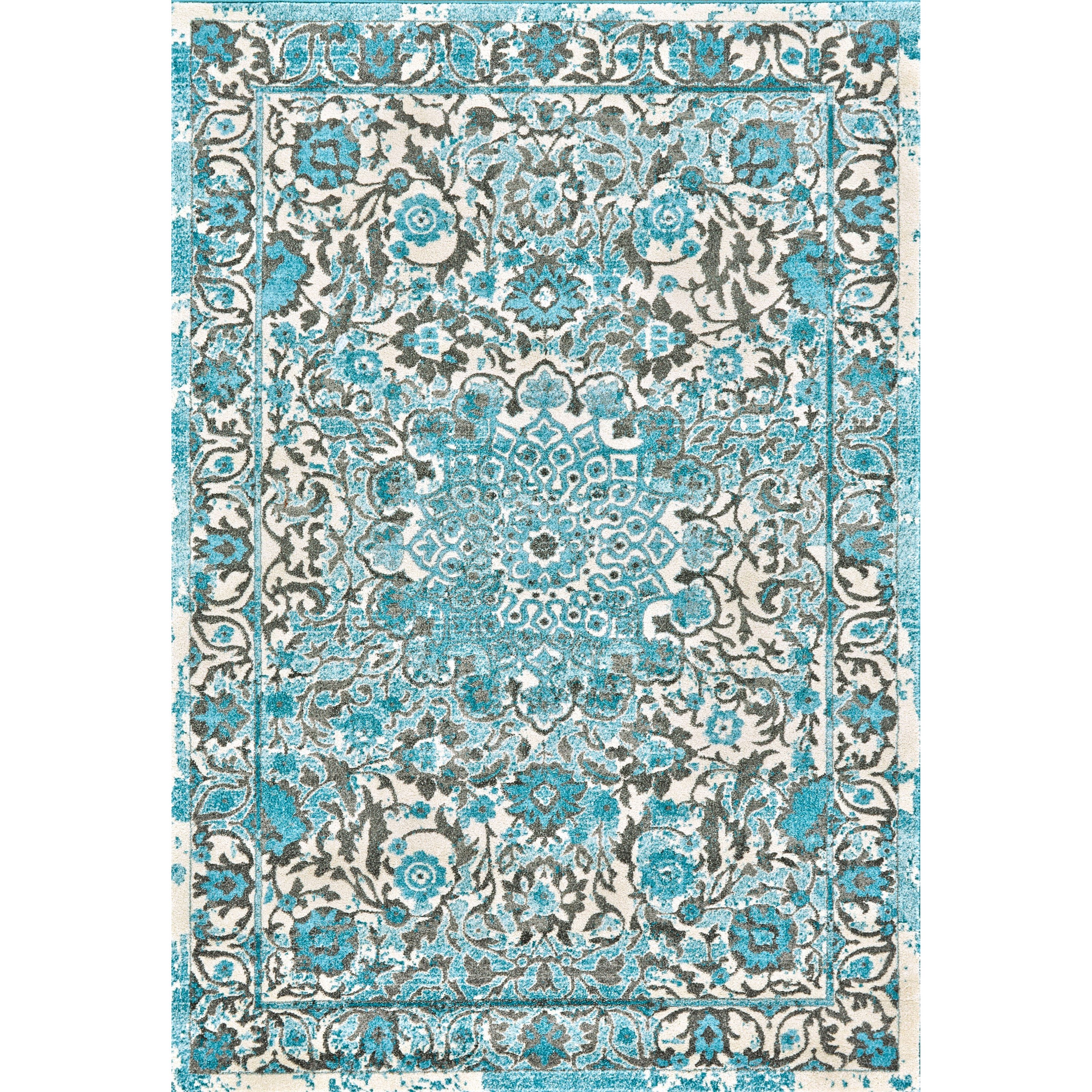 Feizy Rugs Harlow Azure 8' X 11' Area Rug | Sprintz Furniture | Rugs