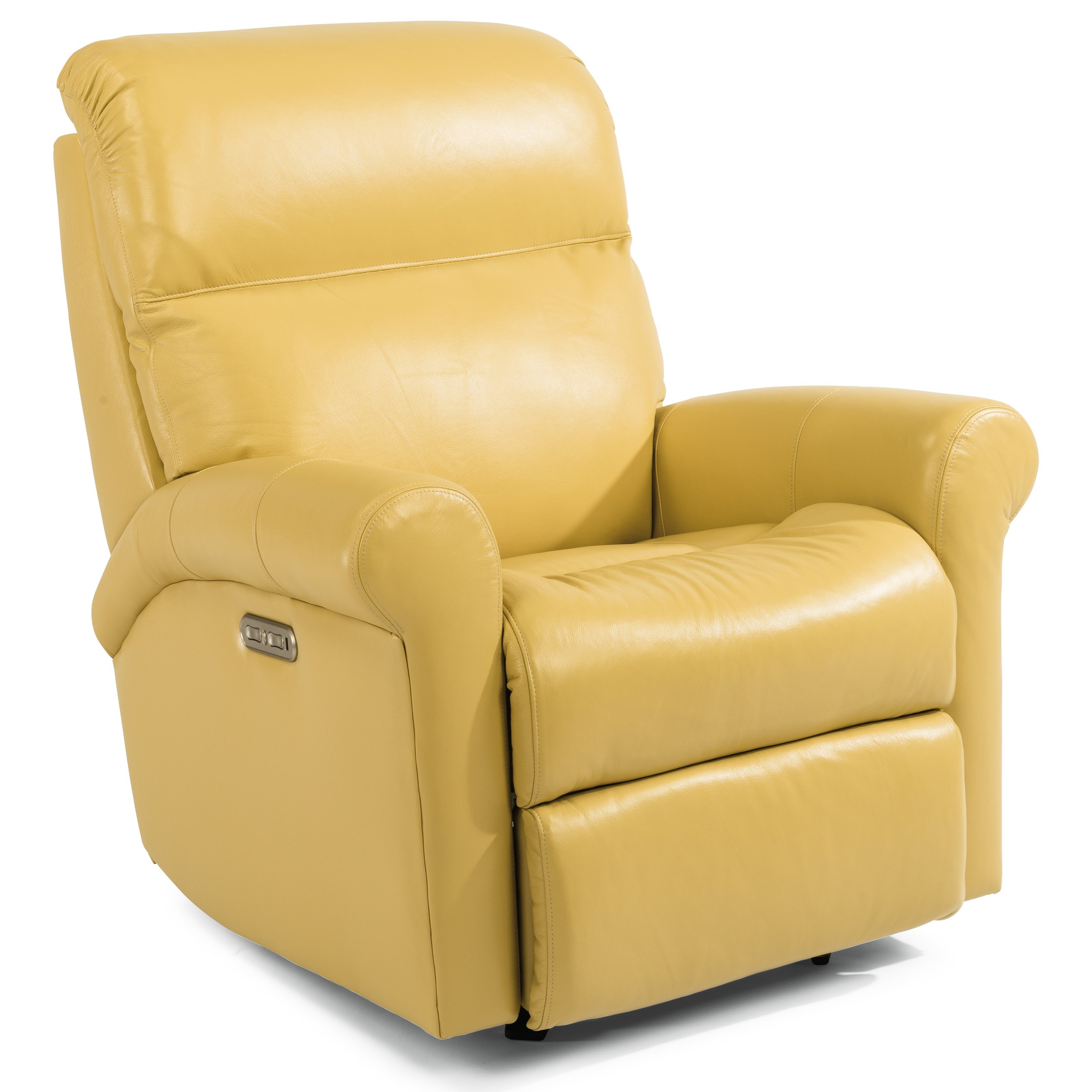 Flexsteel Davis Casual Power Rocking Recliner with Power Headrest ...