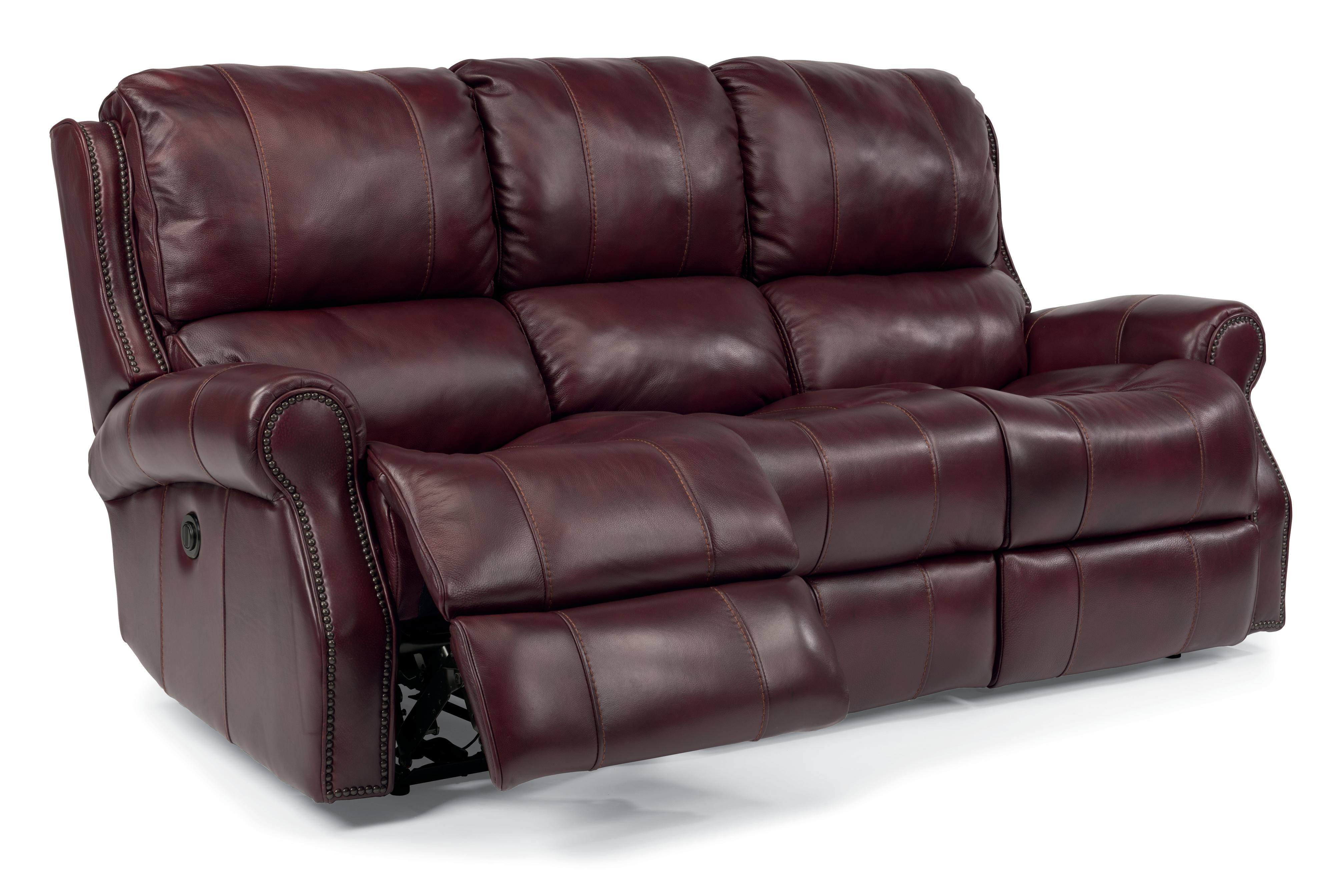 Luxury Traditional Leather Reclining sofa