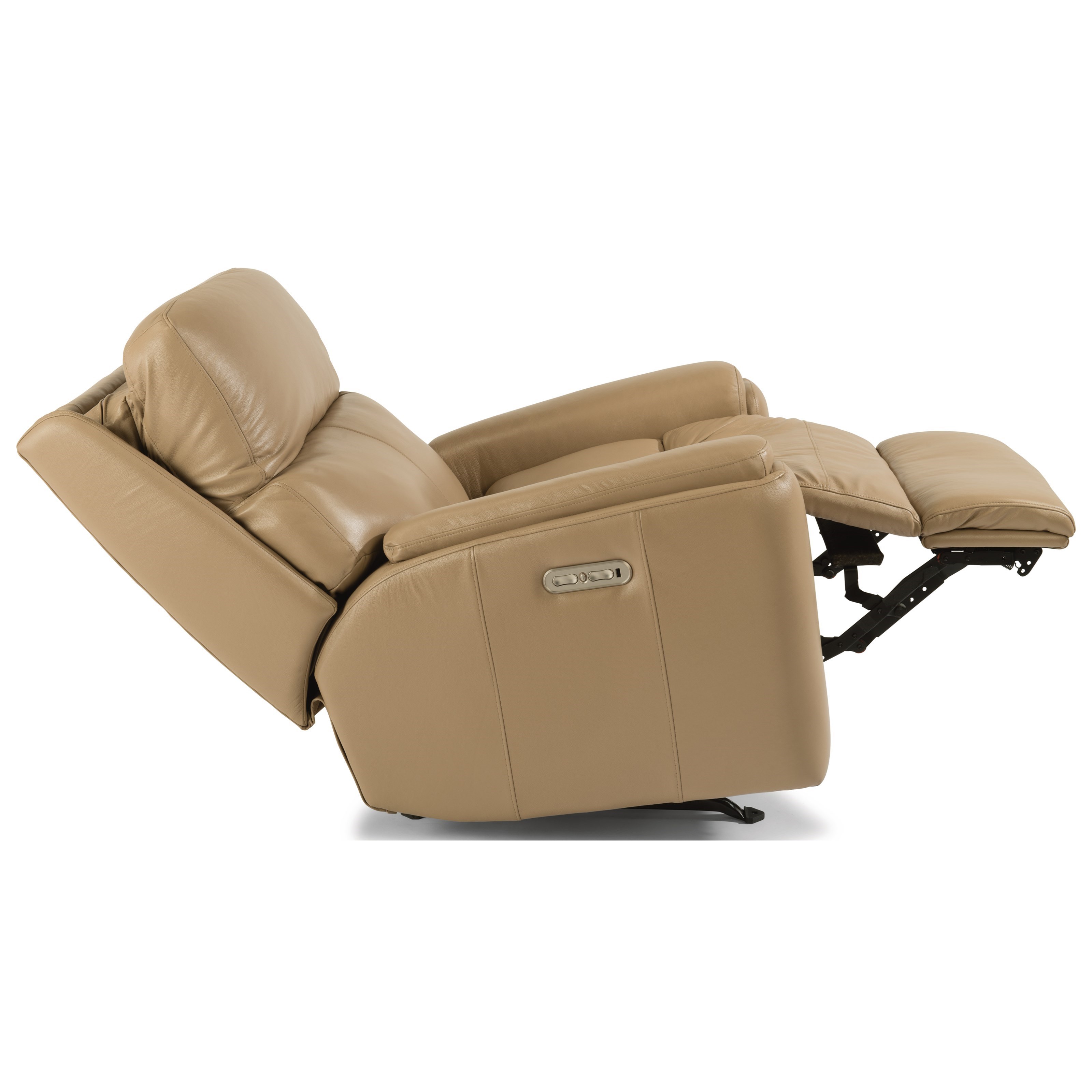 Flexsteel Rio Casual Power Recliner with Power Headrest and USB Port ...