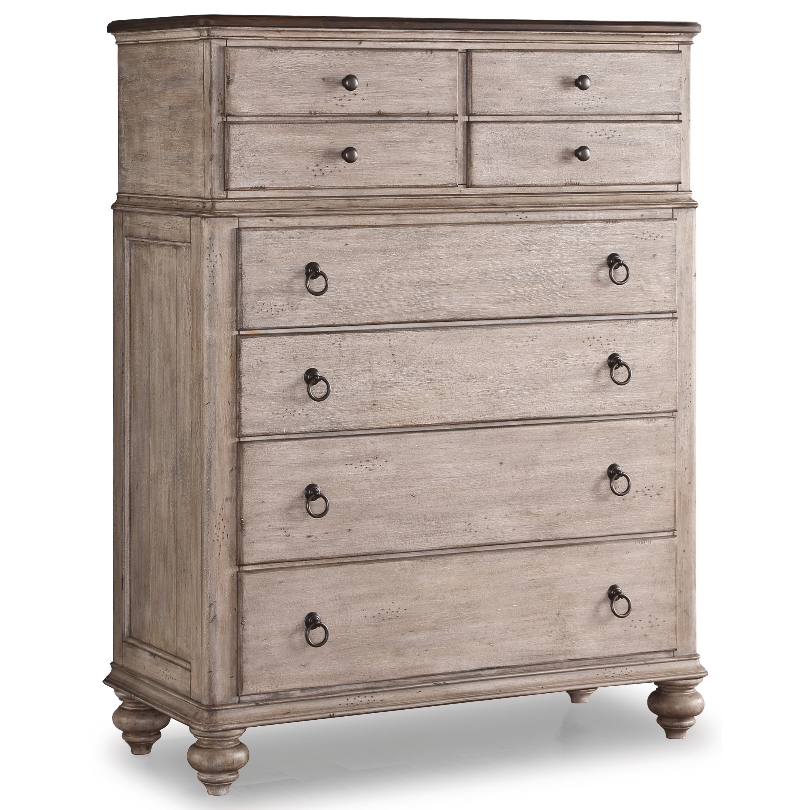 Flexsteel Wynwood Collection Plymouth Relaxed Vintage Chest of Drawers ...