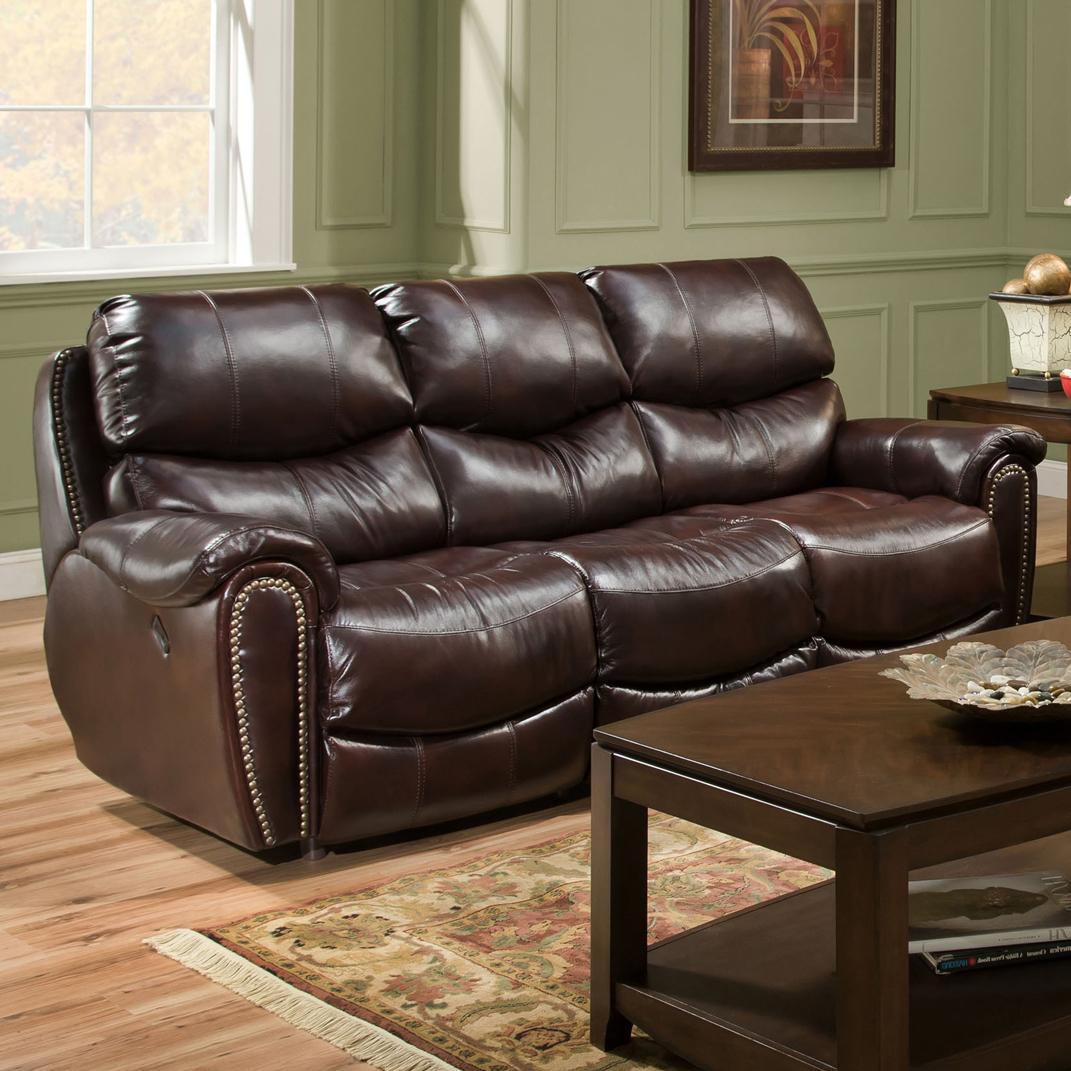 Franklin Richmond Reclining Sofa with Nail Head Trim | Find Your ...