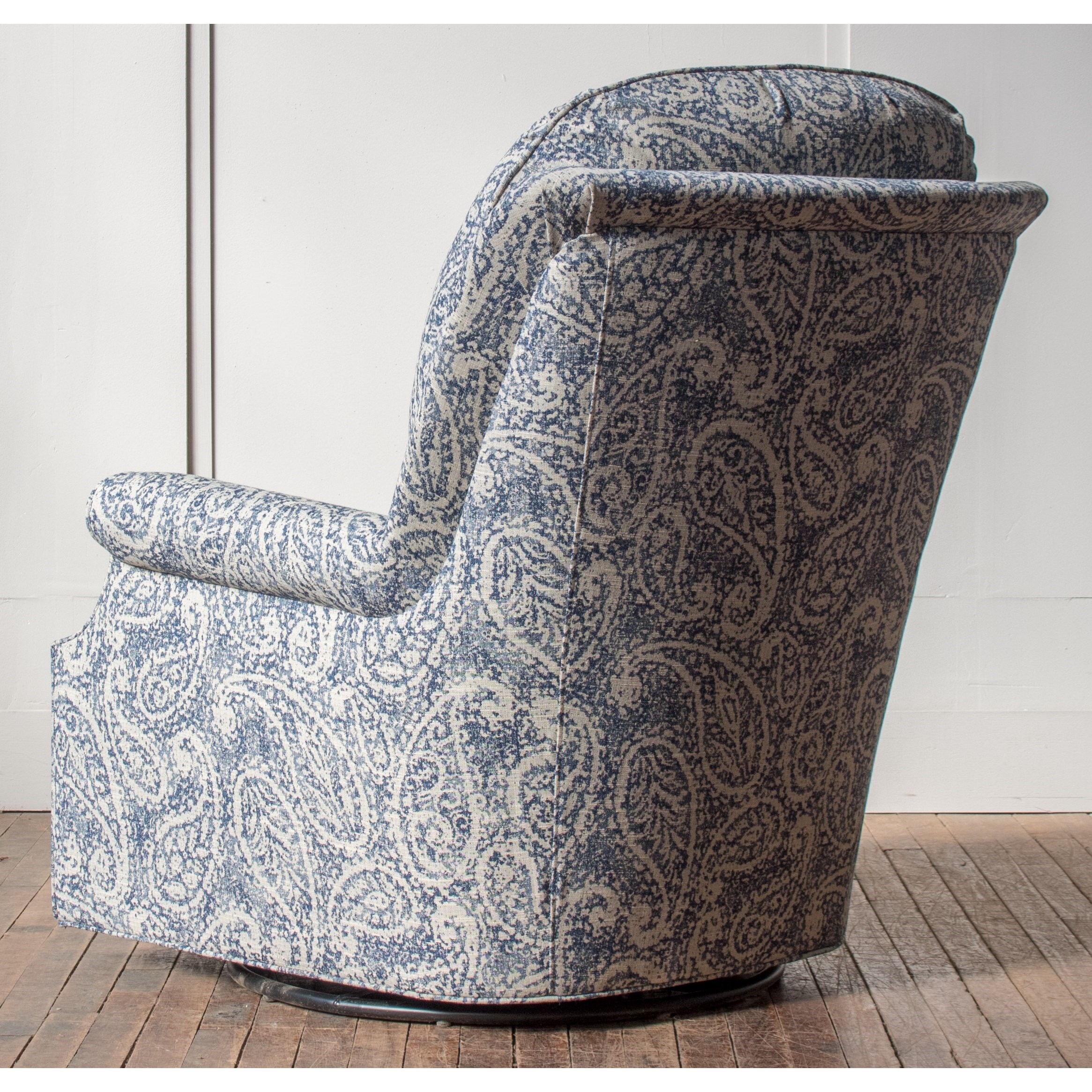 Hallagan Furniture Accent Chairs Customizable Swivel Glider Rocker ...