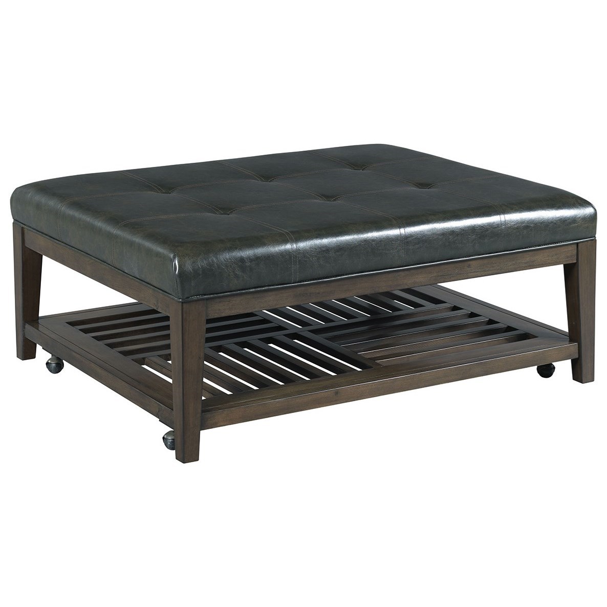 Table Trends Hidden Treasures Transitional Rectangular Cocktail Ottoman ...