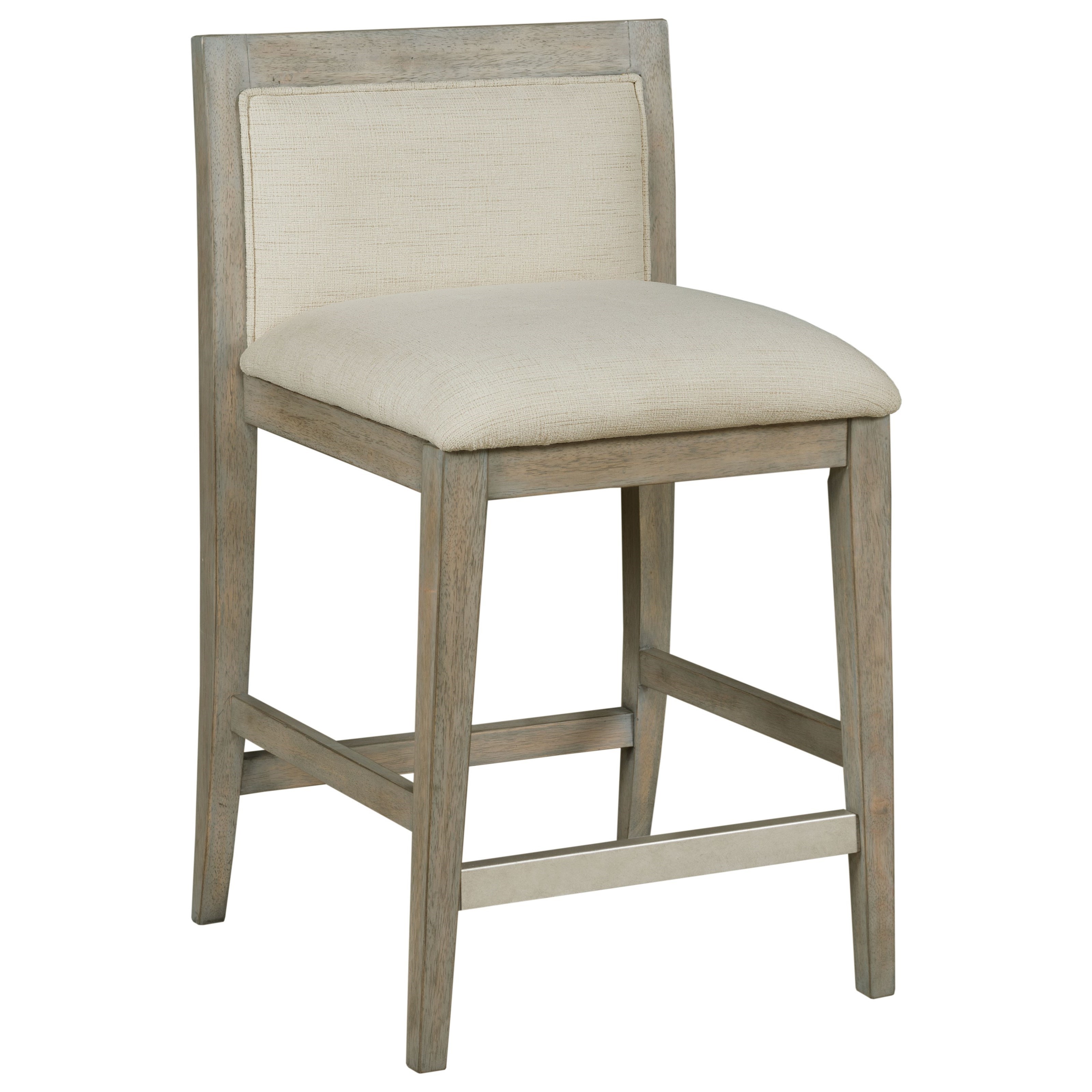 Hammary Hidden Treasures Transitional Counter Stool with Upholstered ...