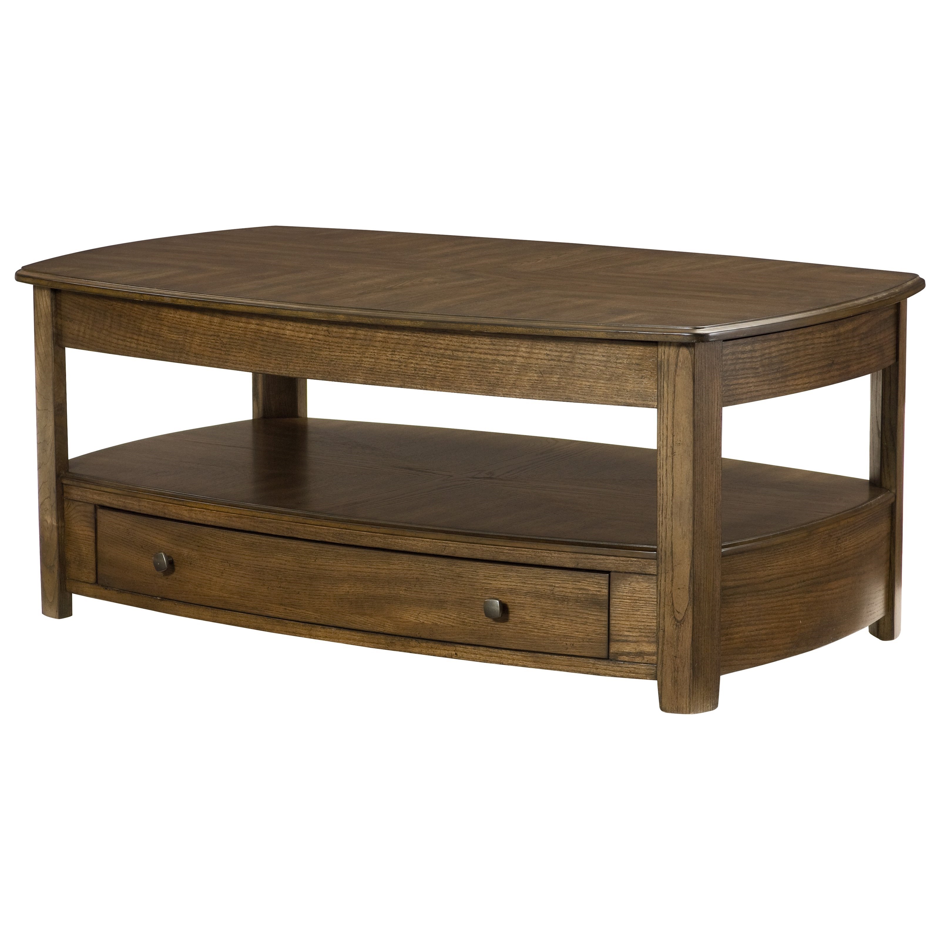 Hammary Primo Transitional Rectangular Lift-Top Cocktail Table with ...