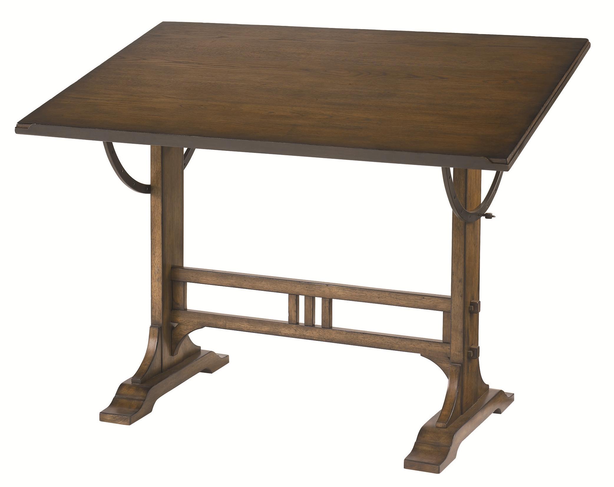 Table Trends Studio Home Mission Weathered Oak Architect Desk | Sprintz ...