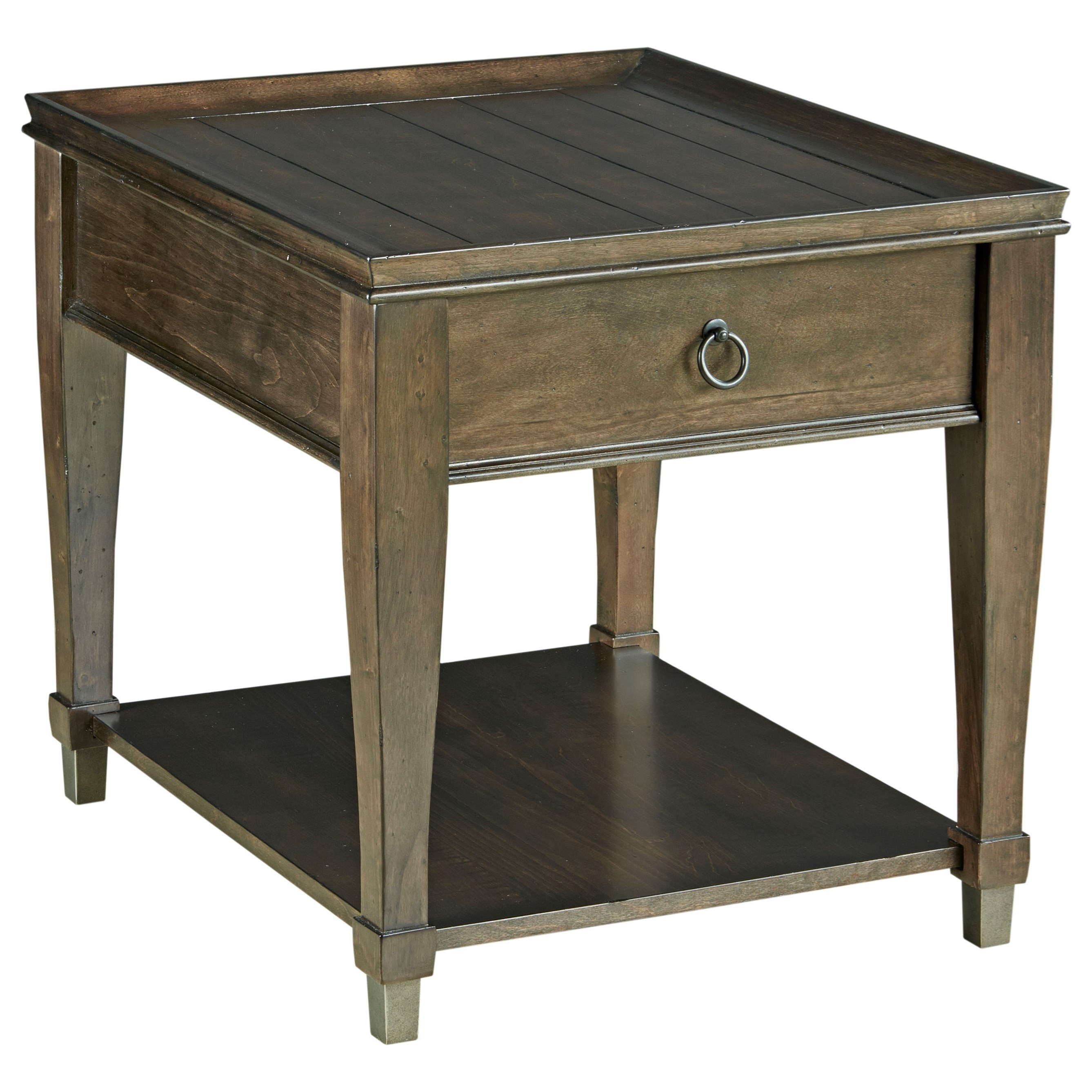 Hammary Joshua Rectangular Drawer End Table | Crowley Furniture ...