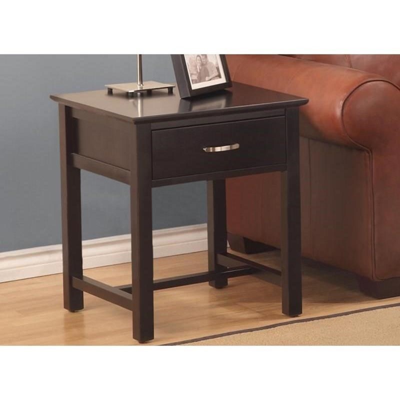 Handstone Brooklyn P-BR23 1-Drawer End Table | Jordan's Home ...