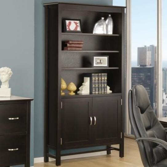 Handstone Brooklyn P-BR80D 80" Bookcase with 2 Doors | Jordan's Home ...