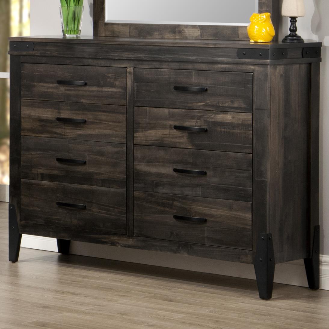 Handstone Chattanooga N-CH28 8 Drawer High Dresser | Jordan's Home ...