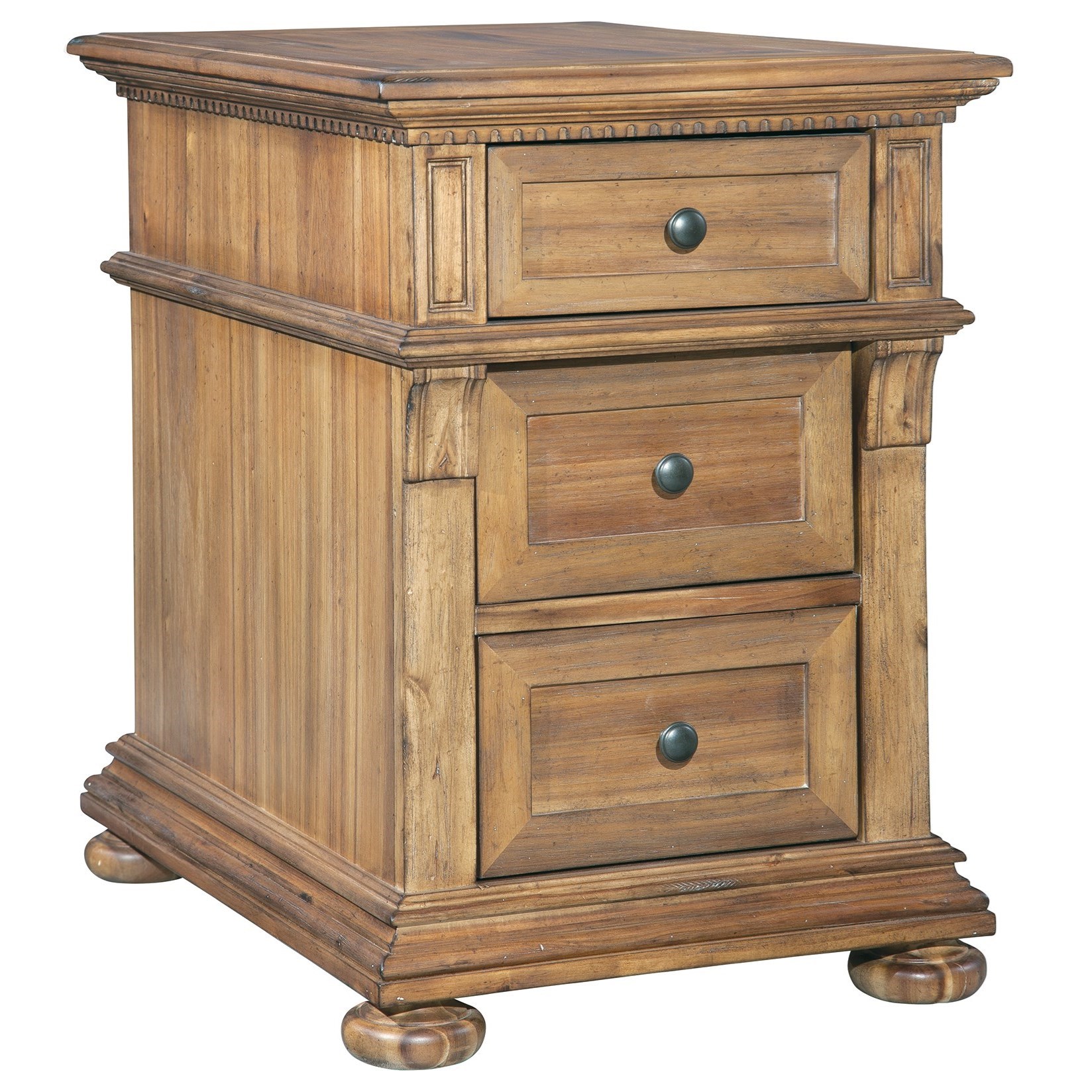 Hekman Wellington Hall Two Drawer Chairside Chest | Sprintz Furniture ...