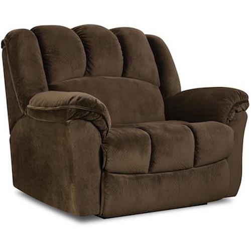 Homestretch Triple Power Reclining Chair And A Half In Nickel at ...