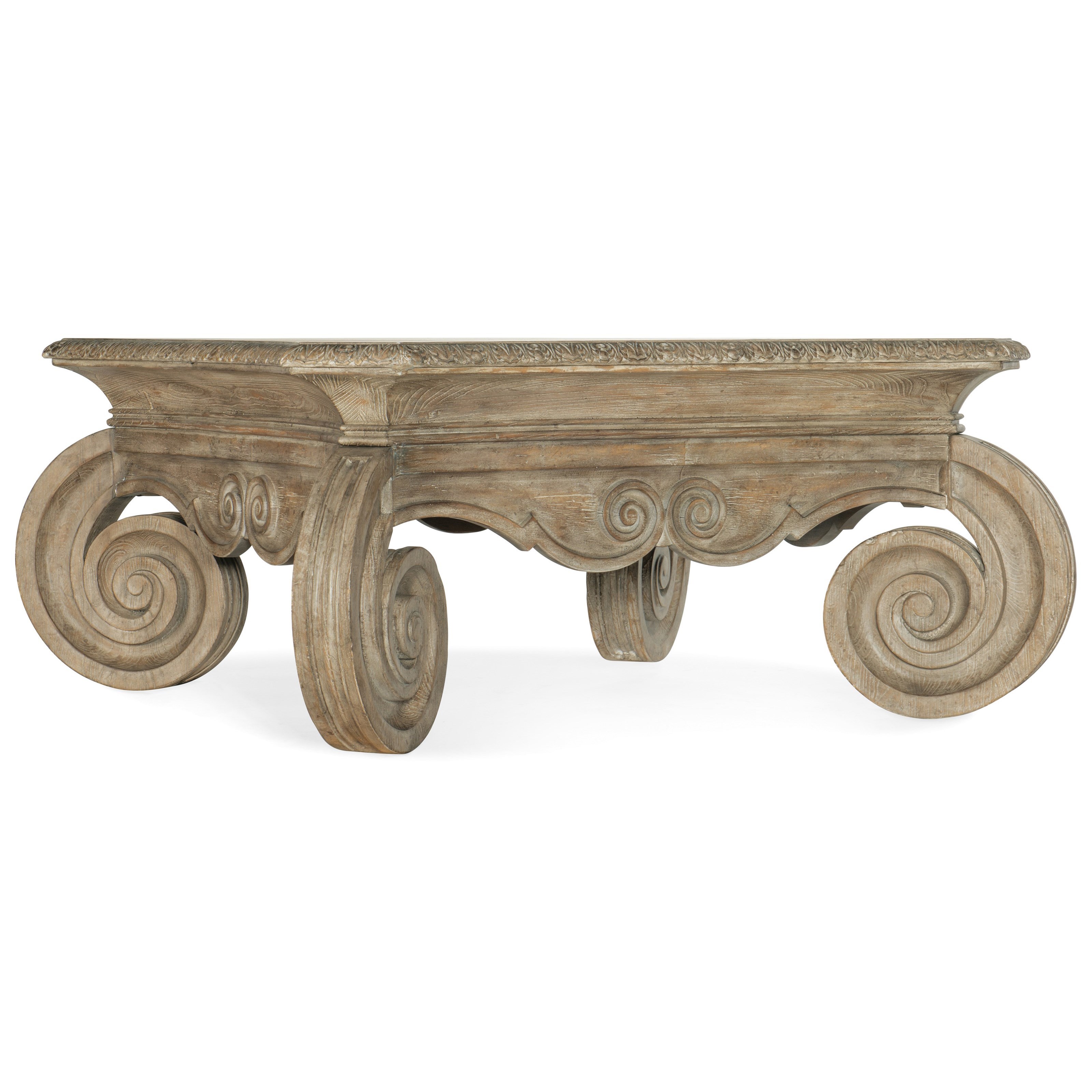 Hooker Furniture Castella Traditional Square Cocktail Table | Howell ...