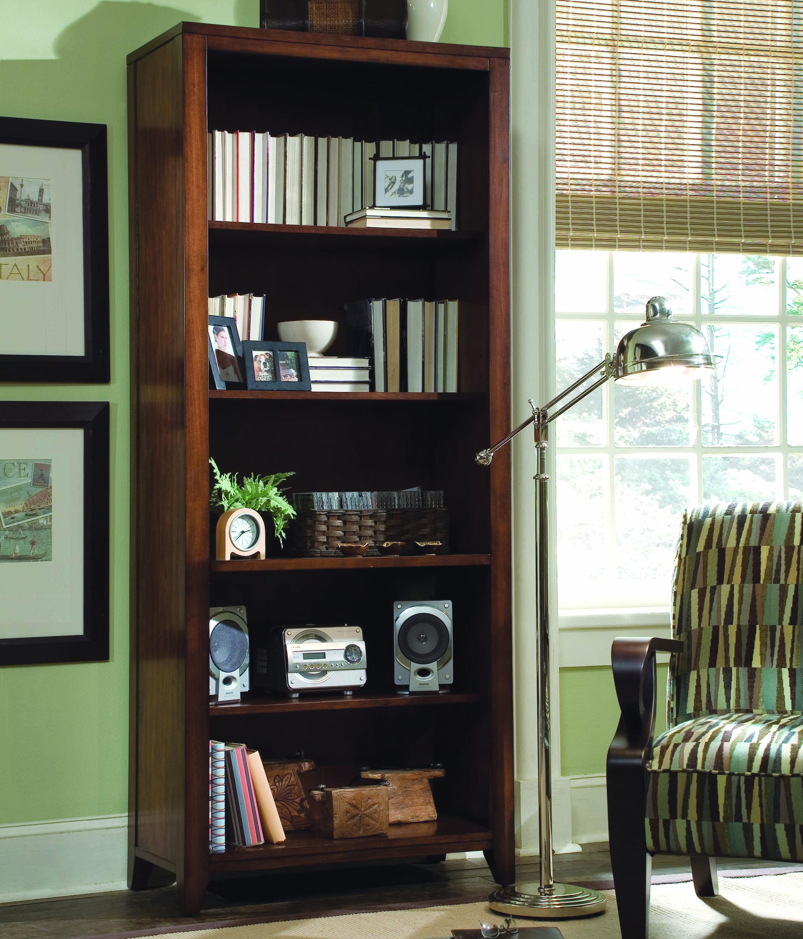 Hooker Furniture Danforth Open Bookcase w/ 4 Shelves | Find Your ...