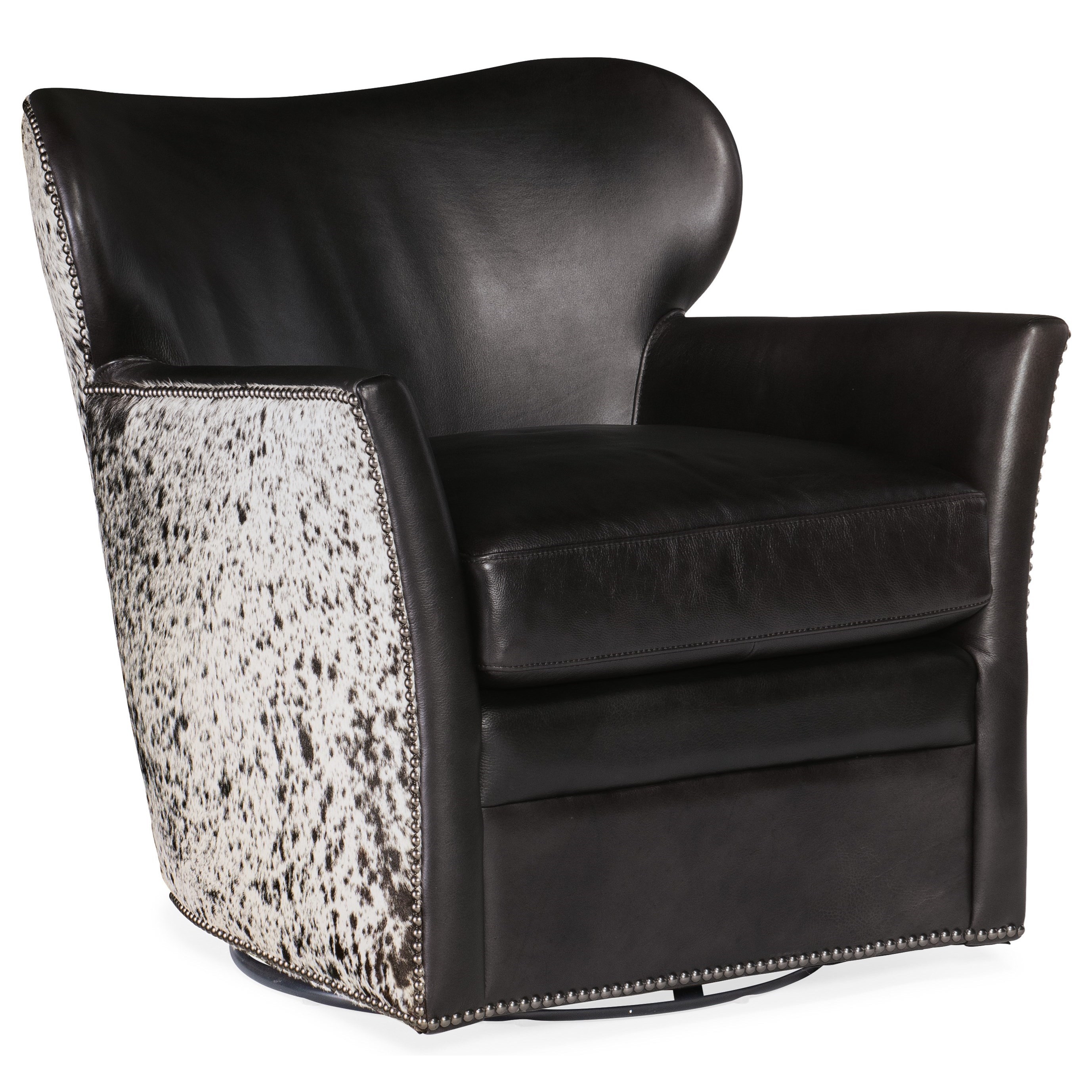 Hooker Furniture Club Chairs CC469-SW-097 Kato Leather Swivel Chair ...