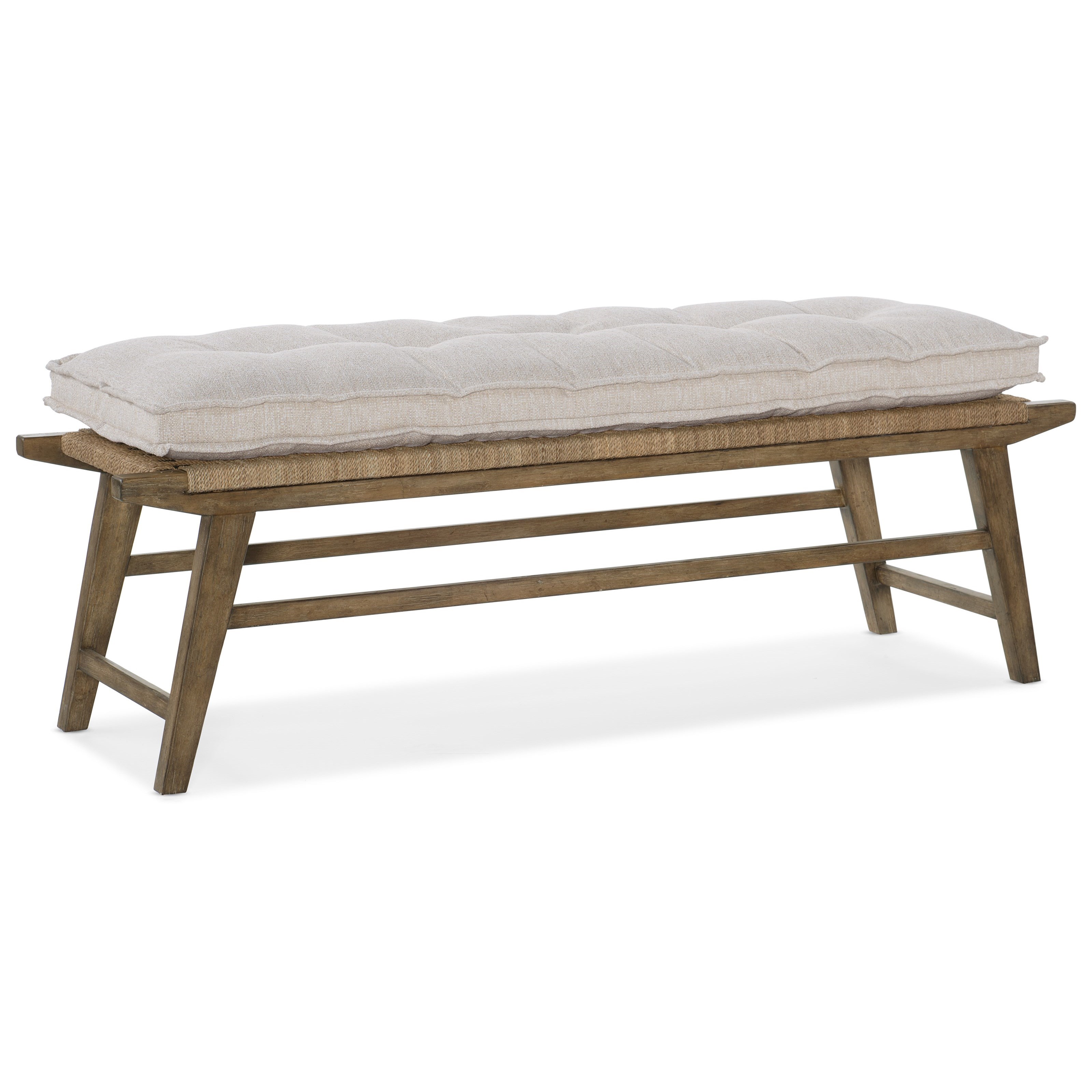 Hooker Furniture Sundance 6015-90019-89 Bed Bench with Woven Seat and ...