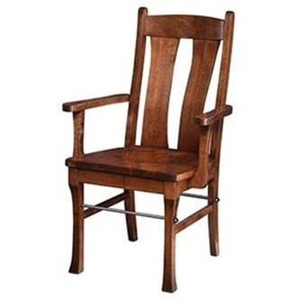 Horseshoe Bend Gateway 3802 Customizable Solid Wood Arm Chair with ...