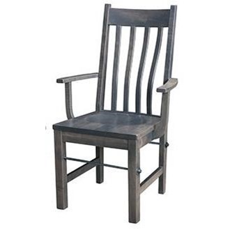 Horseshoe Bend Taylor 4002 Customizable Steel Rod Arm Chair | Mueller ...