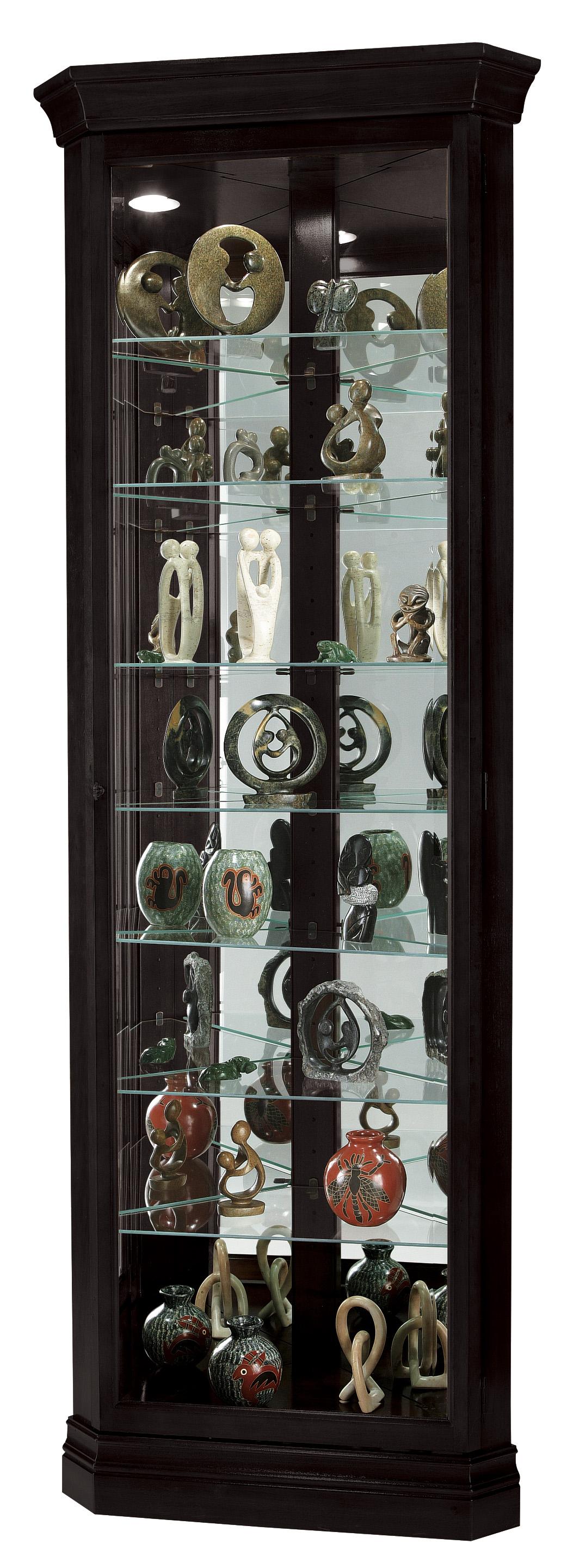 Howard Miller Curios 680-487 Duane Display Cabinet | Mueller Furniture ...