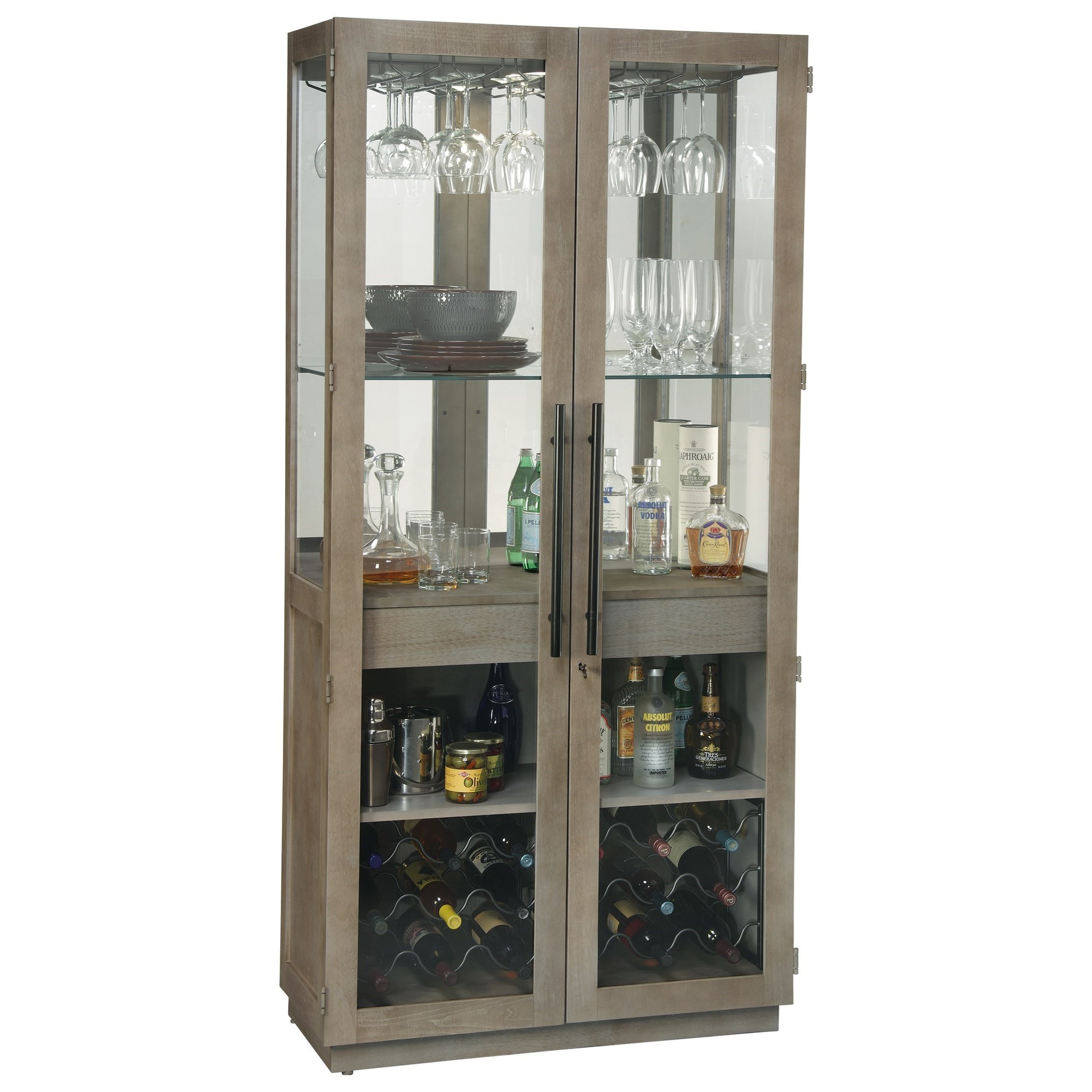 Howard Miller Wine 690-036 Chaperone Wine & Bar Cabinet | Mueller ...