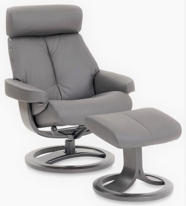 IMG Norway Nordic Recliner and Ottoman | Sprintz Furniture | Reclining ...