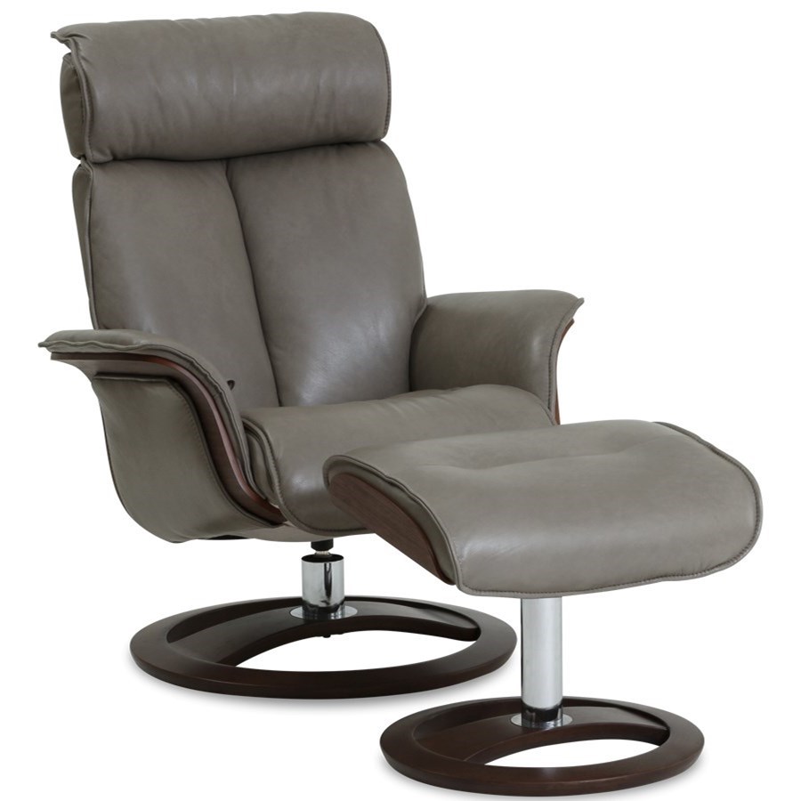 IMG Norway Space Ergo-Tilt Leather Recliner with Footstool | Sprintz ...
