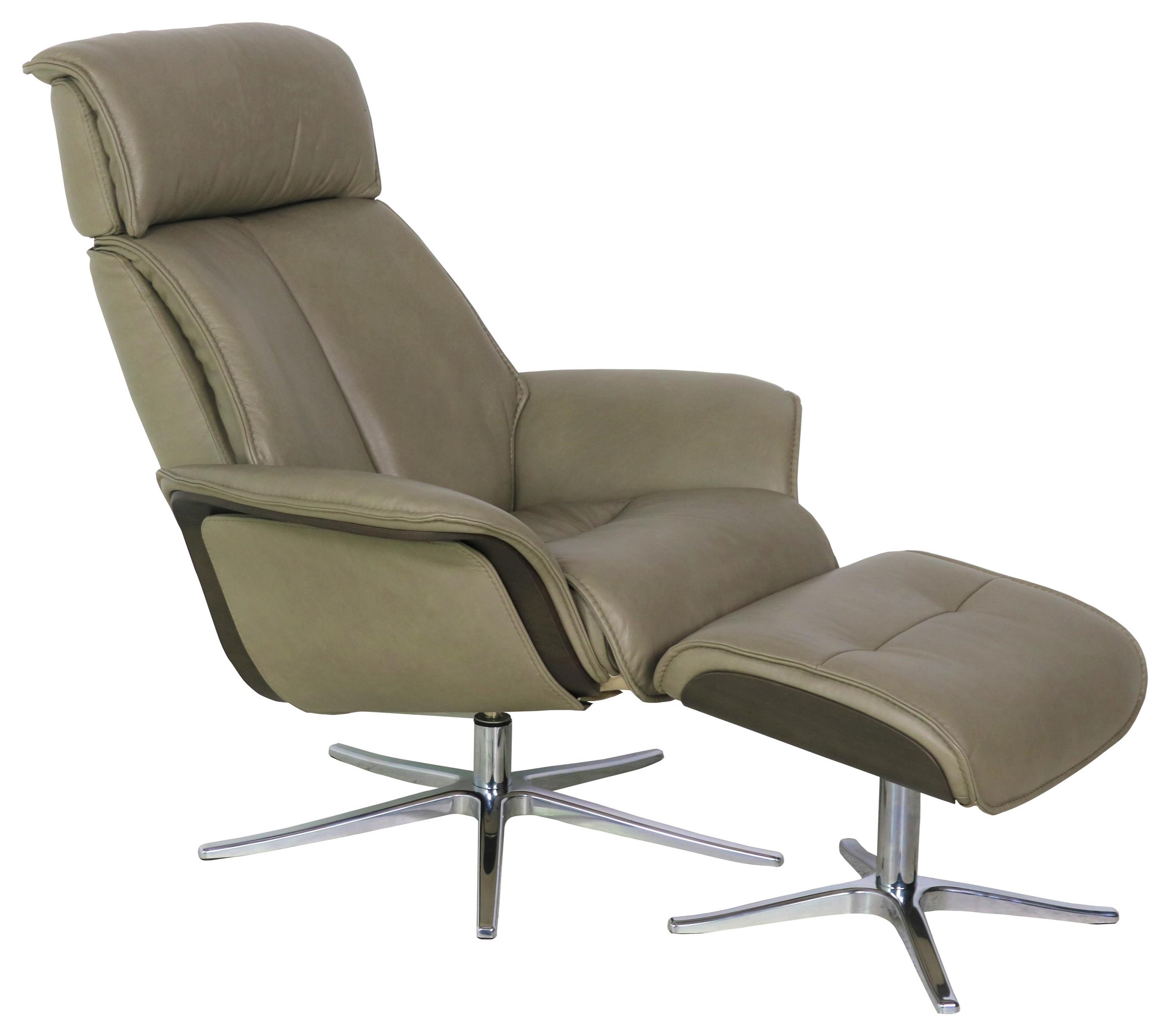 IMG Norway Space Ergo-Tilt Leather Recliner with Footstool | Sprintz ...
