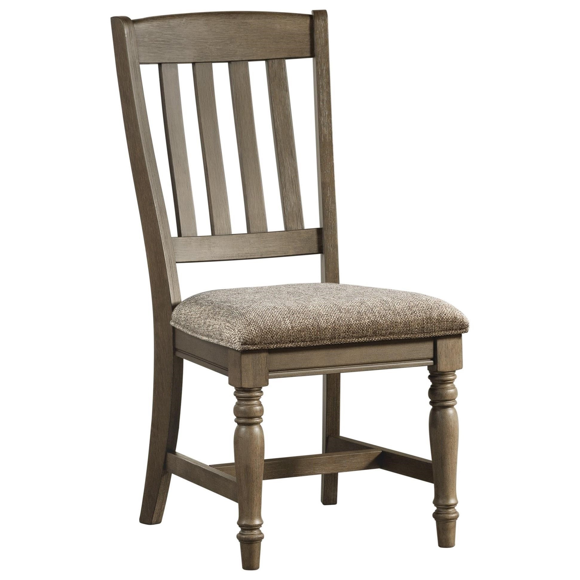 Intercon Balboa Park Transitional Dining Chair with Upholstered Seat ...