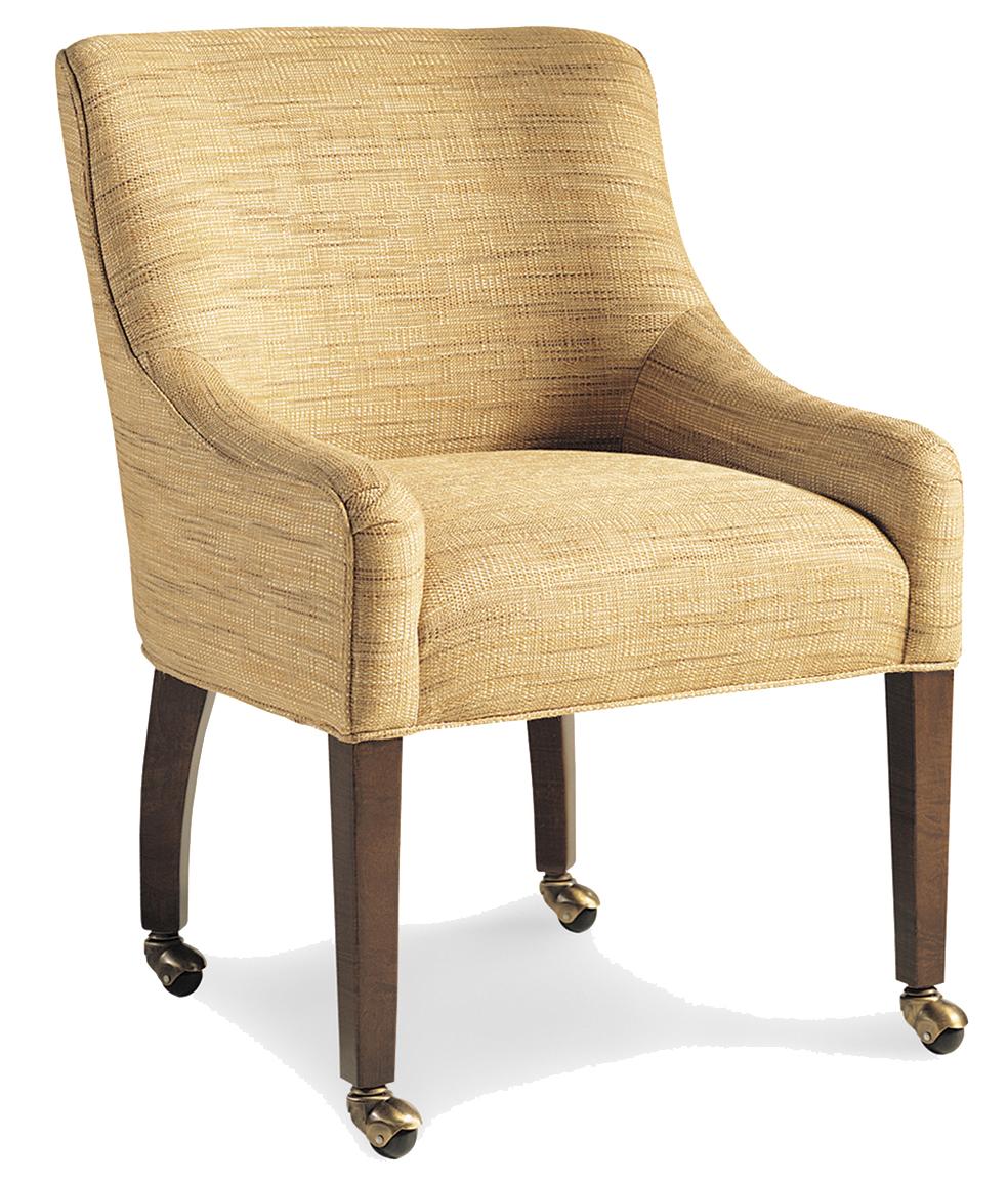 Jessica Charles Fine Upholstered Accents Ritz Game Arm Chair with ...