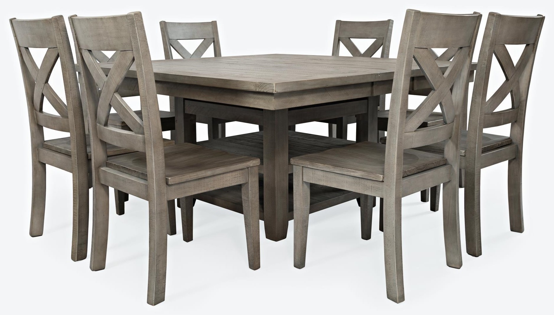 Jofran Outer Banks Hi/Low Storage Dining Table with 6 Stools | Reeds ...