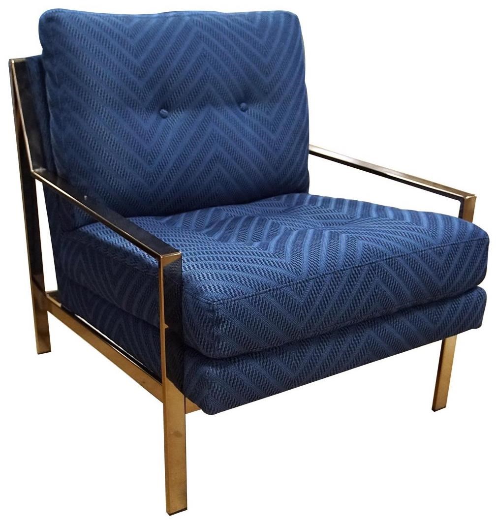 Jonathan Louis Amy 03357 Casual Chair with Metal Frame and Button ...