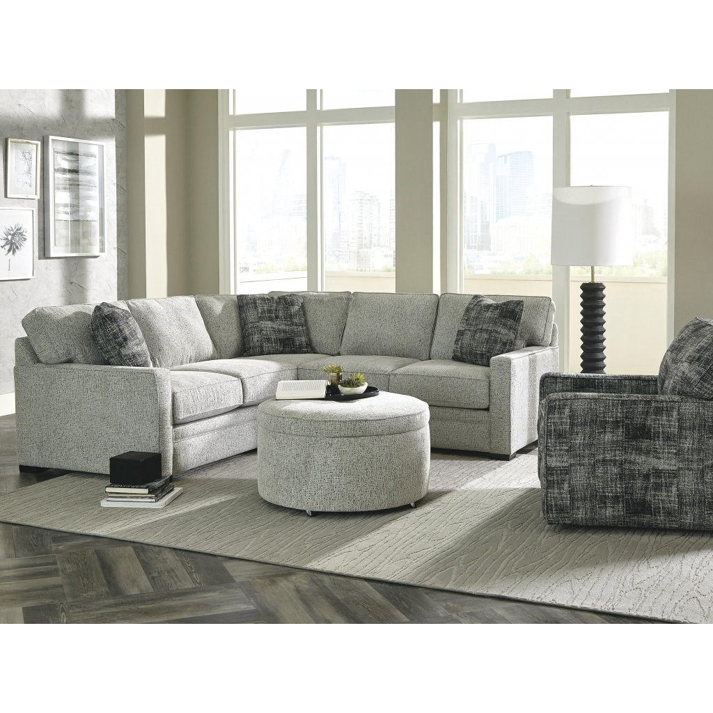 Jonathan Louis Choices - Juno Contemporary L-Shaped Sectional Sofa with ...