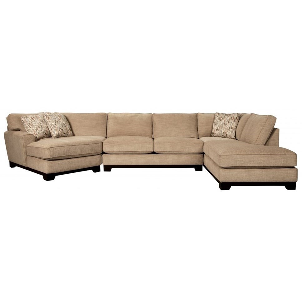 Jonathan Louis Choices - Pisces Casual 4-Piece Chaise Sectional ...