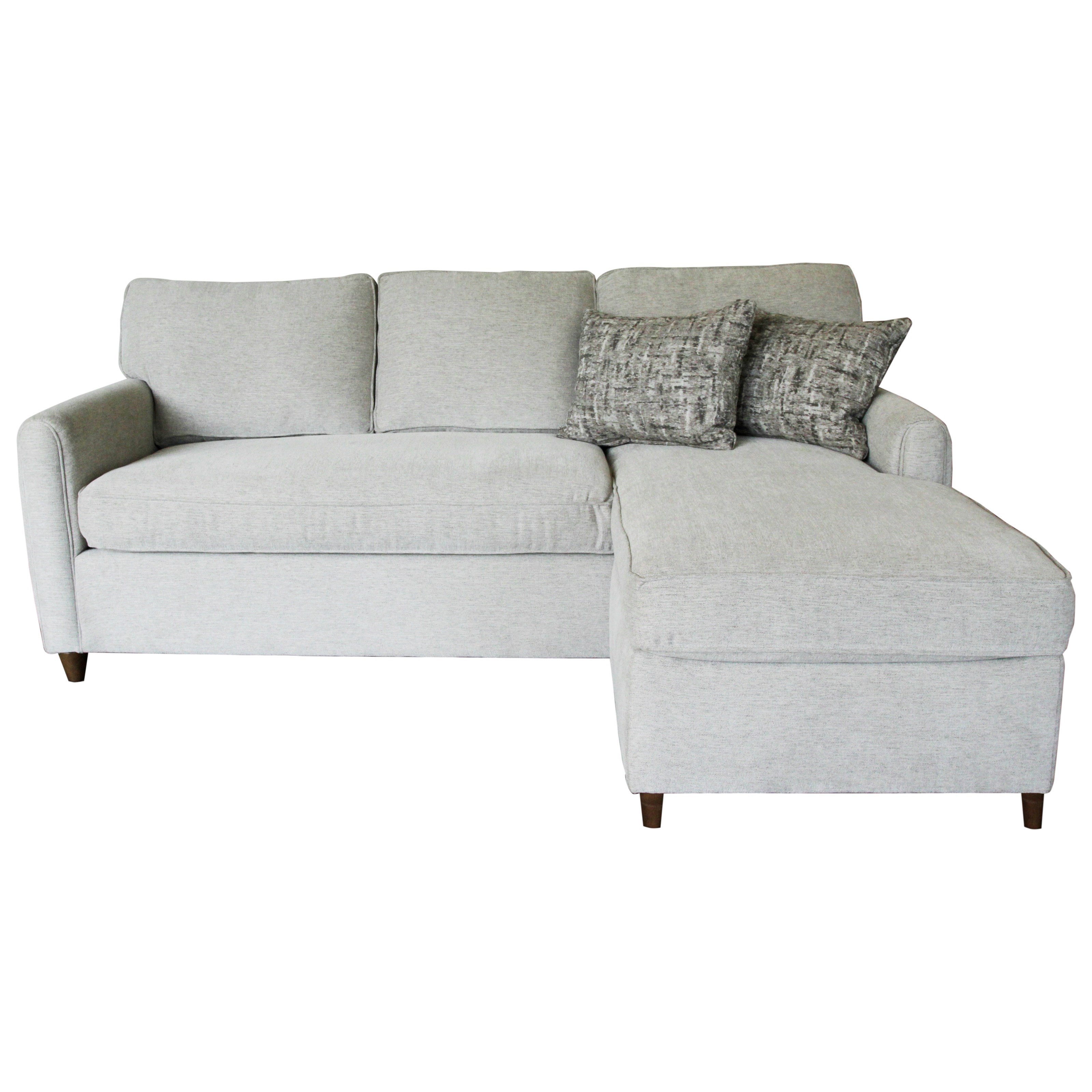 Jonathan Louis Emory Casual Sofa with Chaise and Storage Ottoman ...