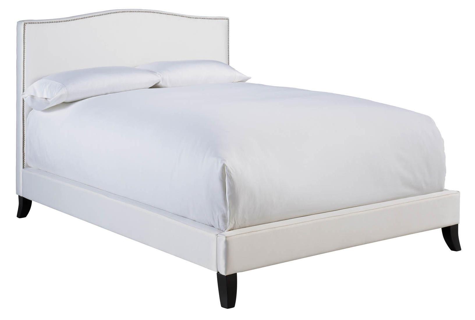 Jonathan Louis Haven Beds King Hepburn Upholstered Bed with Nailhead ...