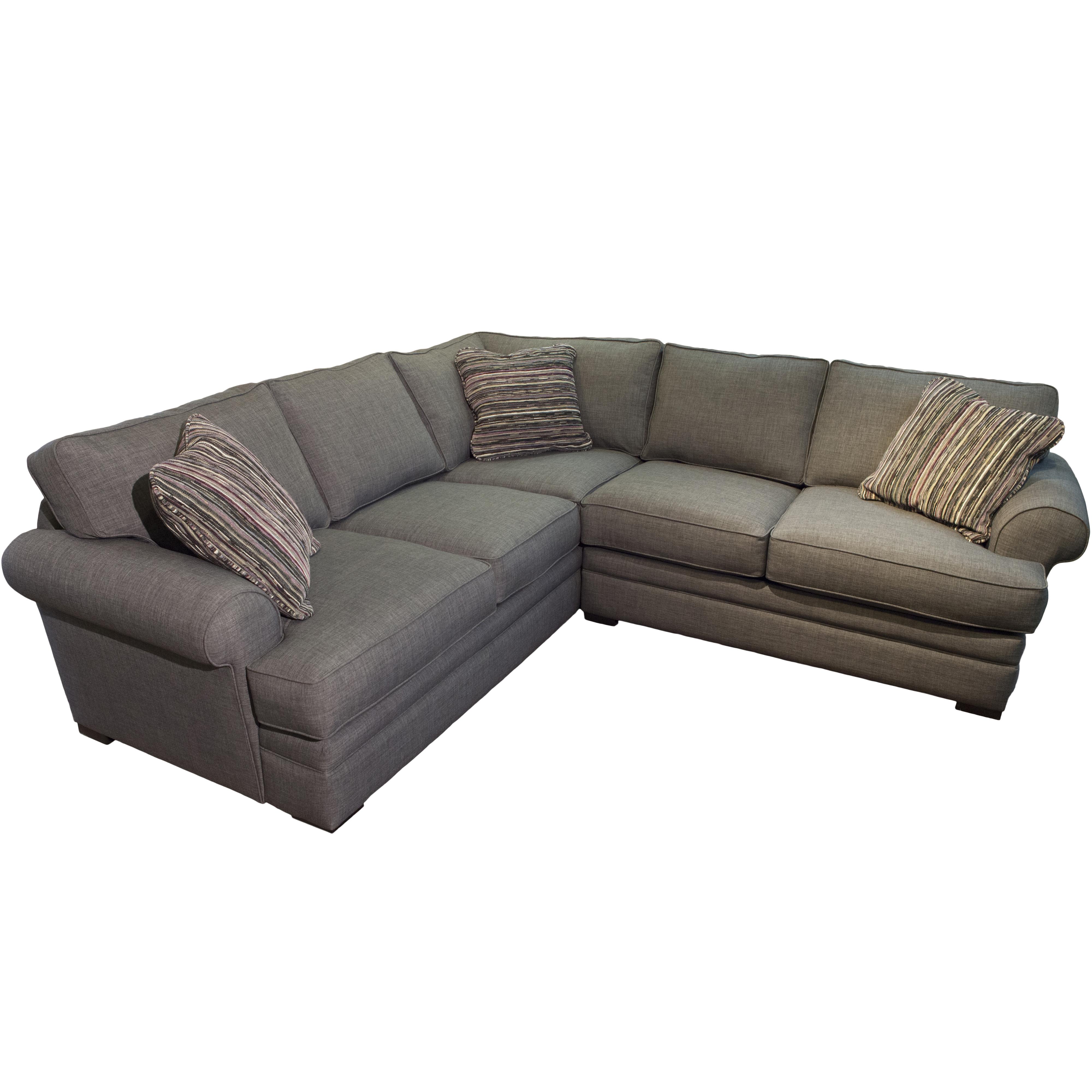Jonathan Louis Hermes 40732R+40725L Casual 2-Piece L-Shaped Sectional ...
