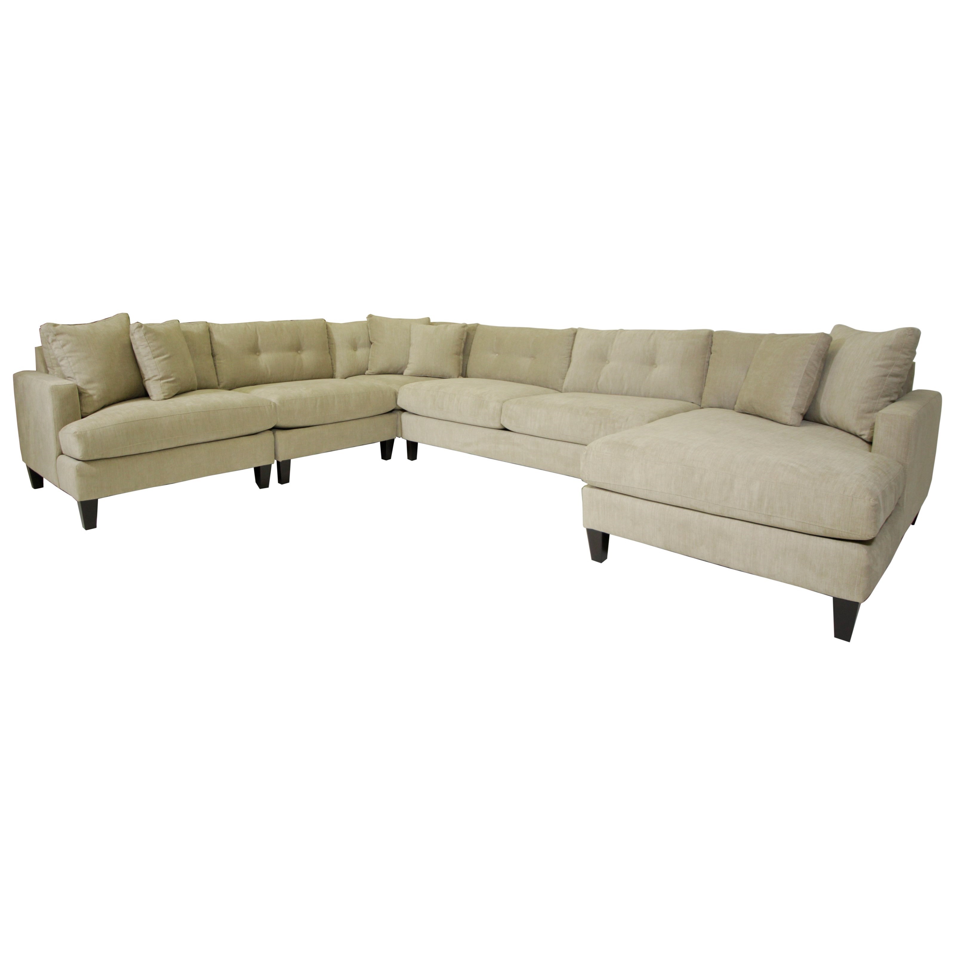 Jonathan Louis Mia 005-04L+10+15+03+82R-Club Parchment Casual Sectional ...