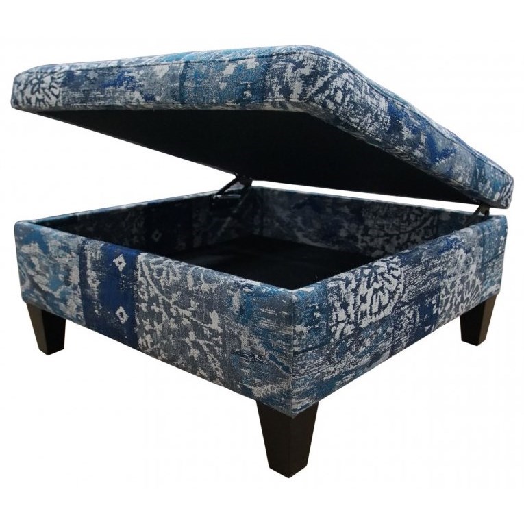 Jonathan Louis Ottomans 03262 Medium Square Storage Ottoman | Thornton ...