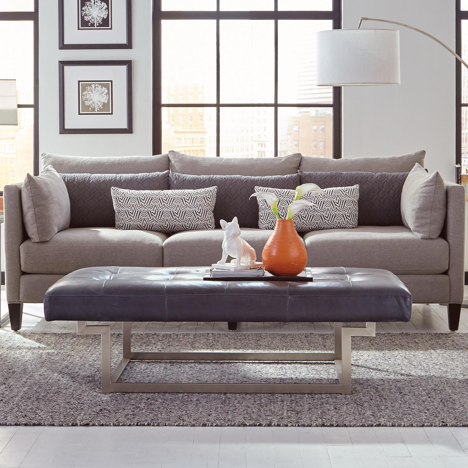 Jonathan Louis Windsor 37170 Transitional Estate Sofa with Tuxedo Arms ...